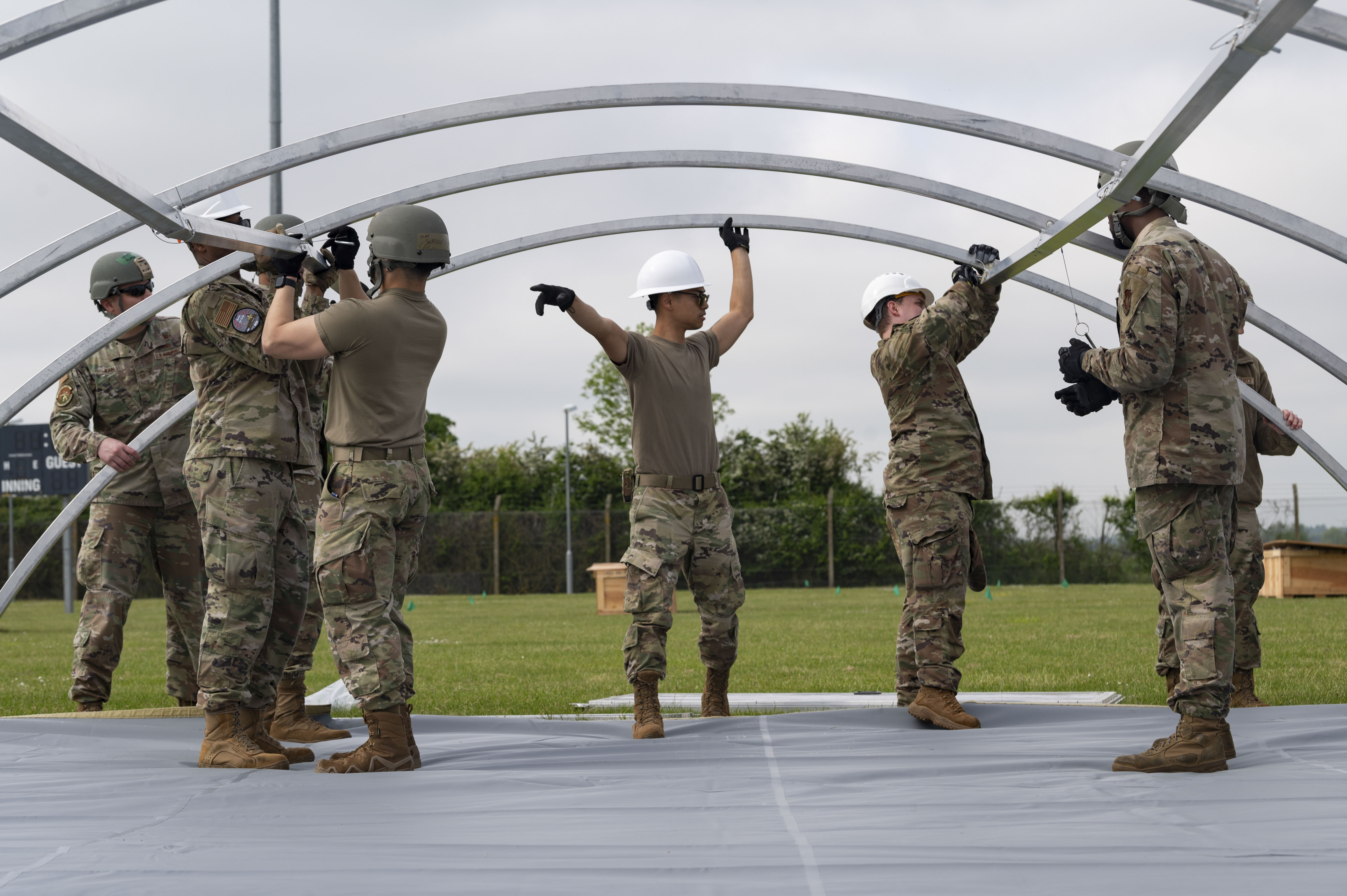 Exercise: Aw-R-Go: Tent city setup > Royal Air Force Mildenhall > RAF ...