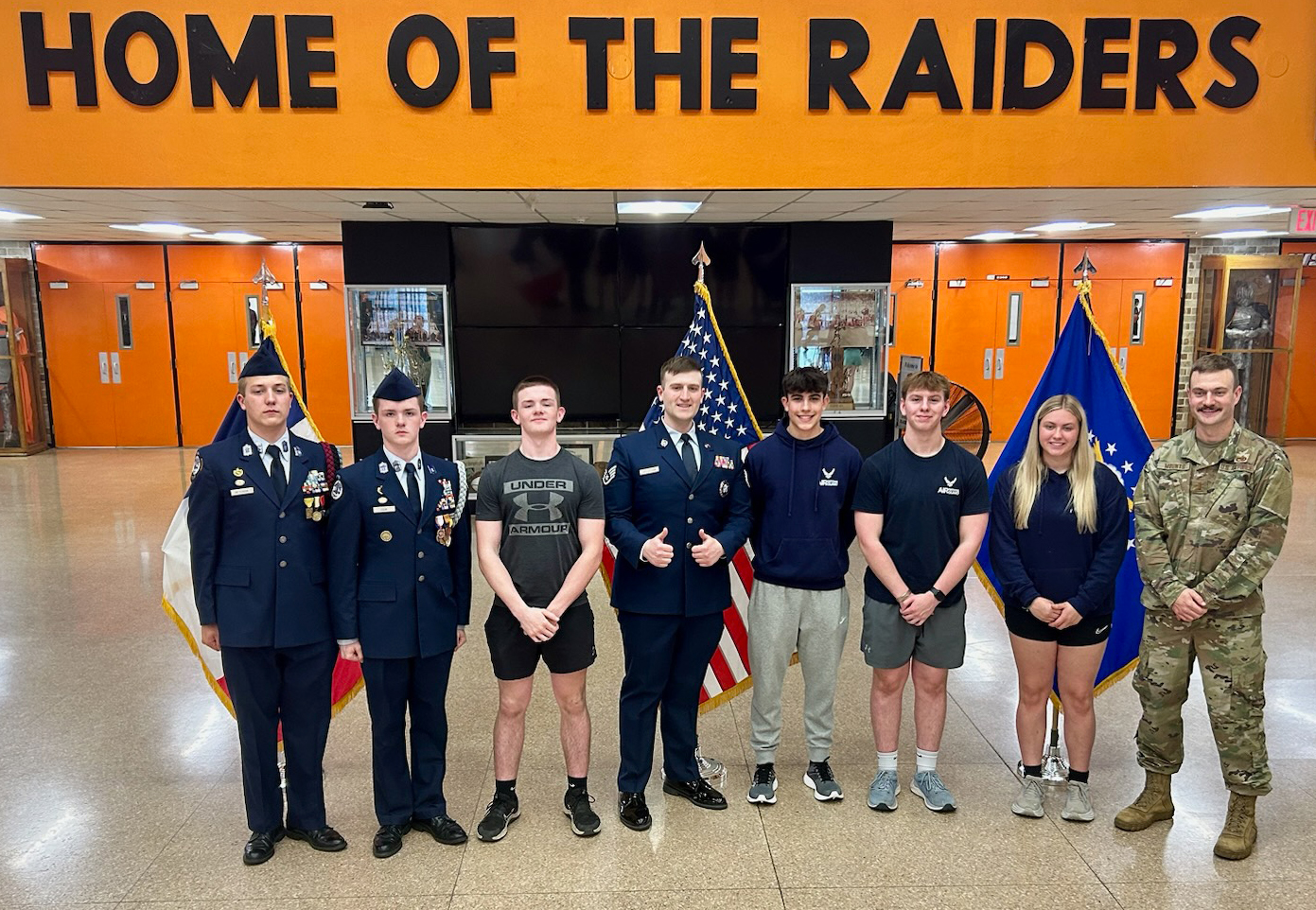 Seniors swear in at East High > 185th Air Refueling Wing > Article Display