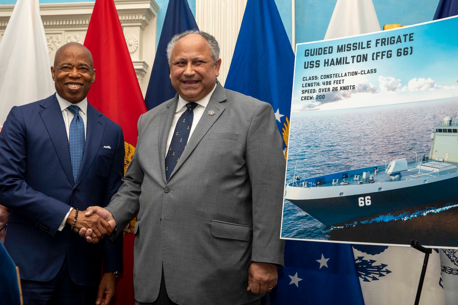 SECNAV Del Toro Names Future Guided Missile Frigate USS Hamilton (FFG ...