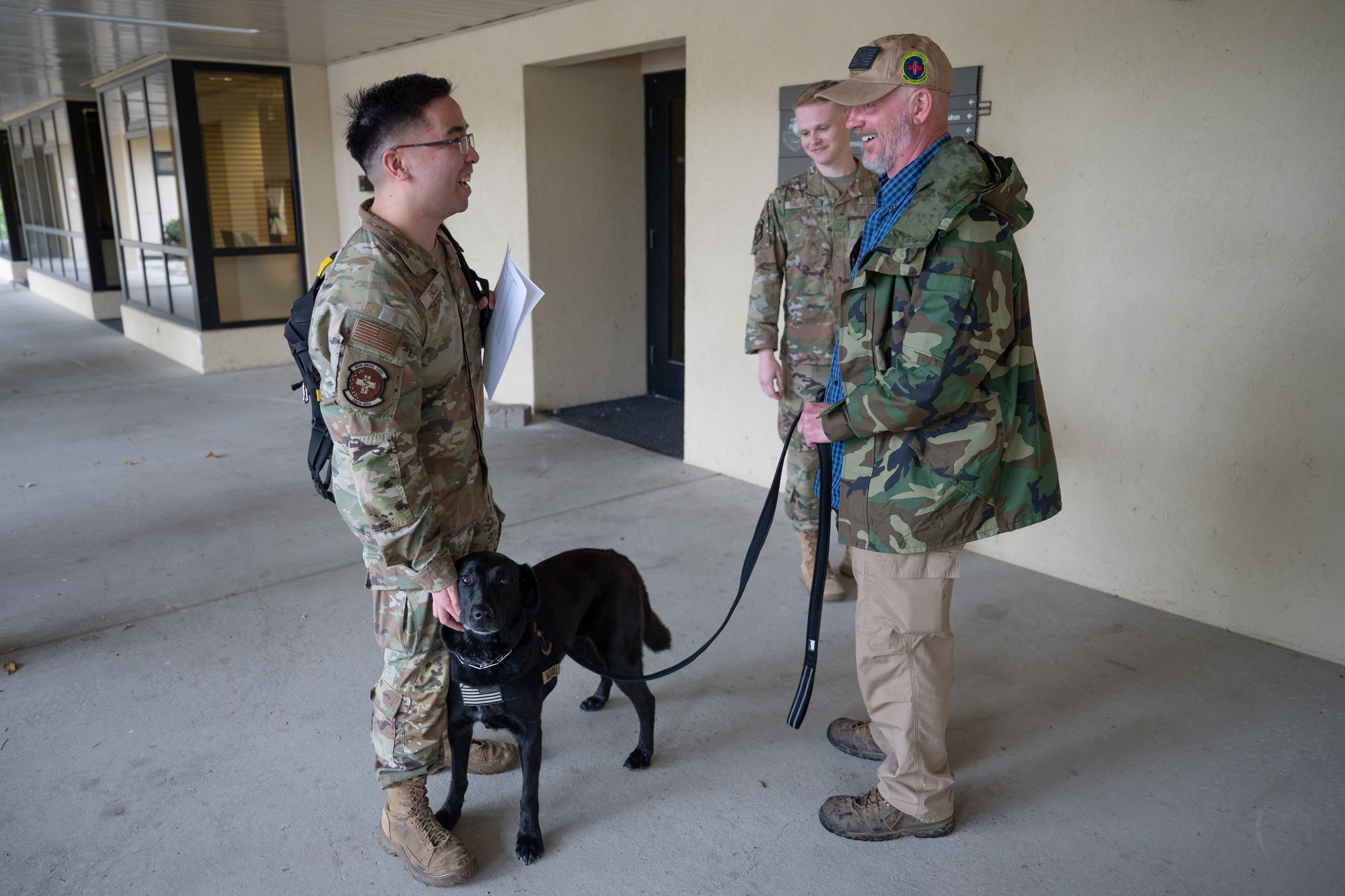 Pup provides comfort to 349th MDG Personnel > 349th Air Mobility Wing ...