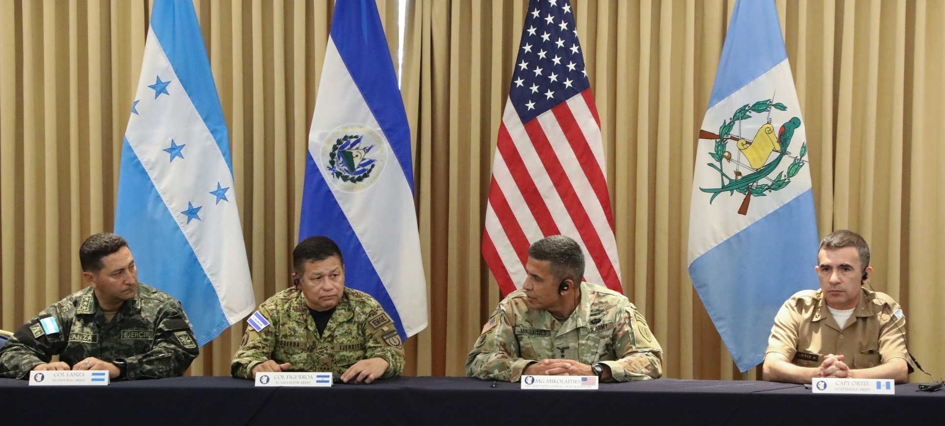 U.S., Central American military leaders reaffirm their commitment to regional security ...