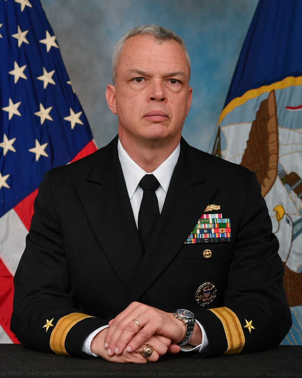 Rear Admiral Justin A. Kubu > United States Navy > BioDisplay