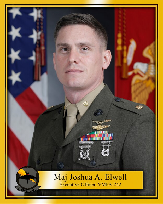 Major Joshua A. Elwell > 1st Marine Aircraft Wing > Biography