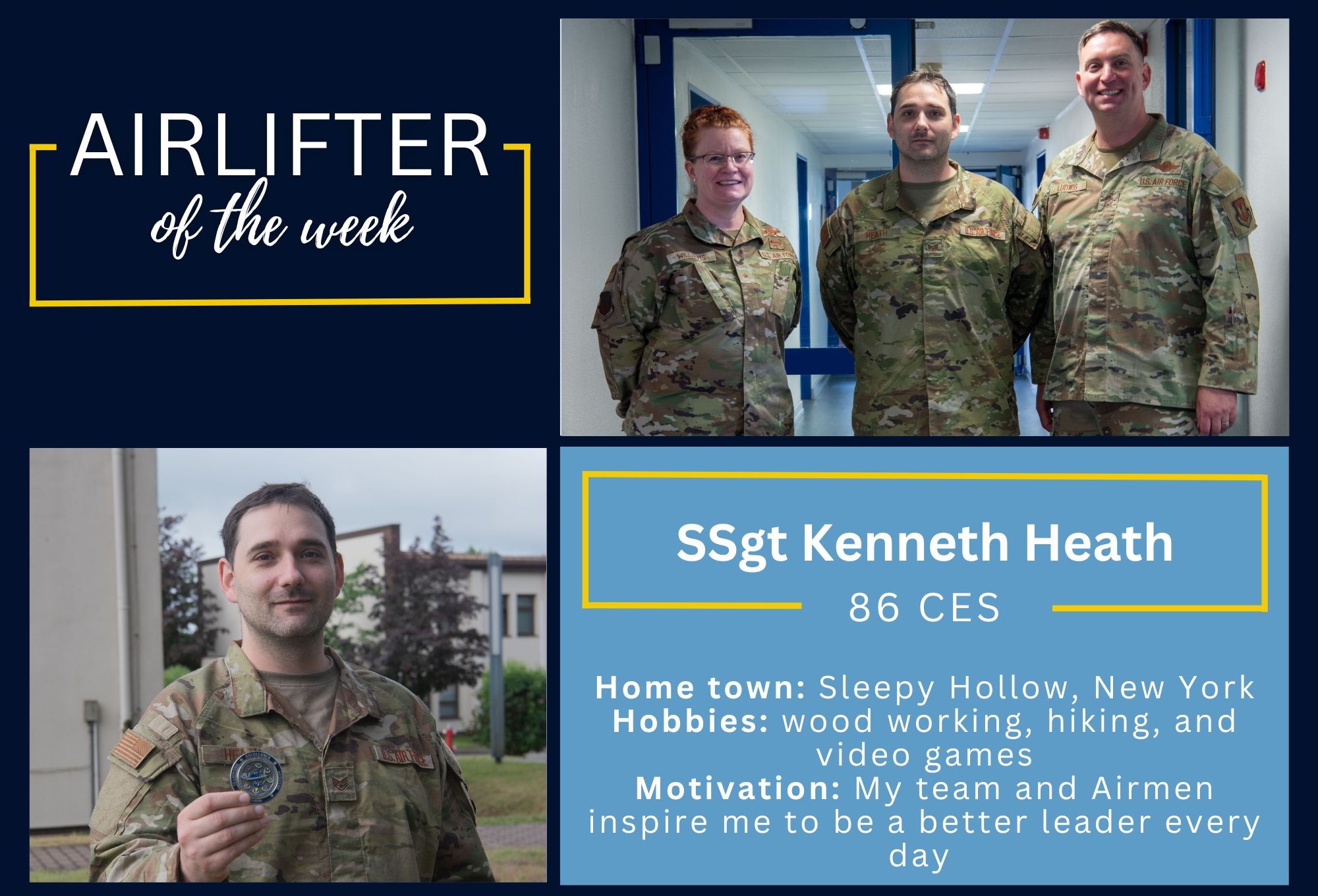 Airlifter Of The Week: SSgt Kenneth Heath > Ramstein Air Base > Article ...