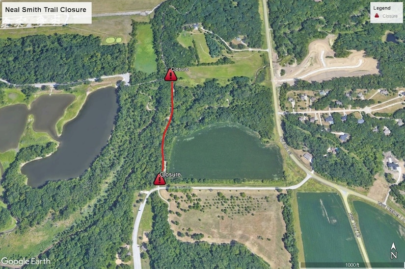 Temporary Closure of Neal Smith Trail at Saylorville Lake > Rock Island ...