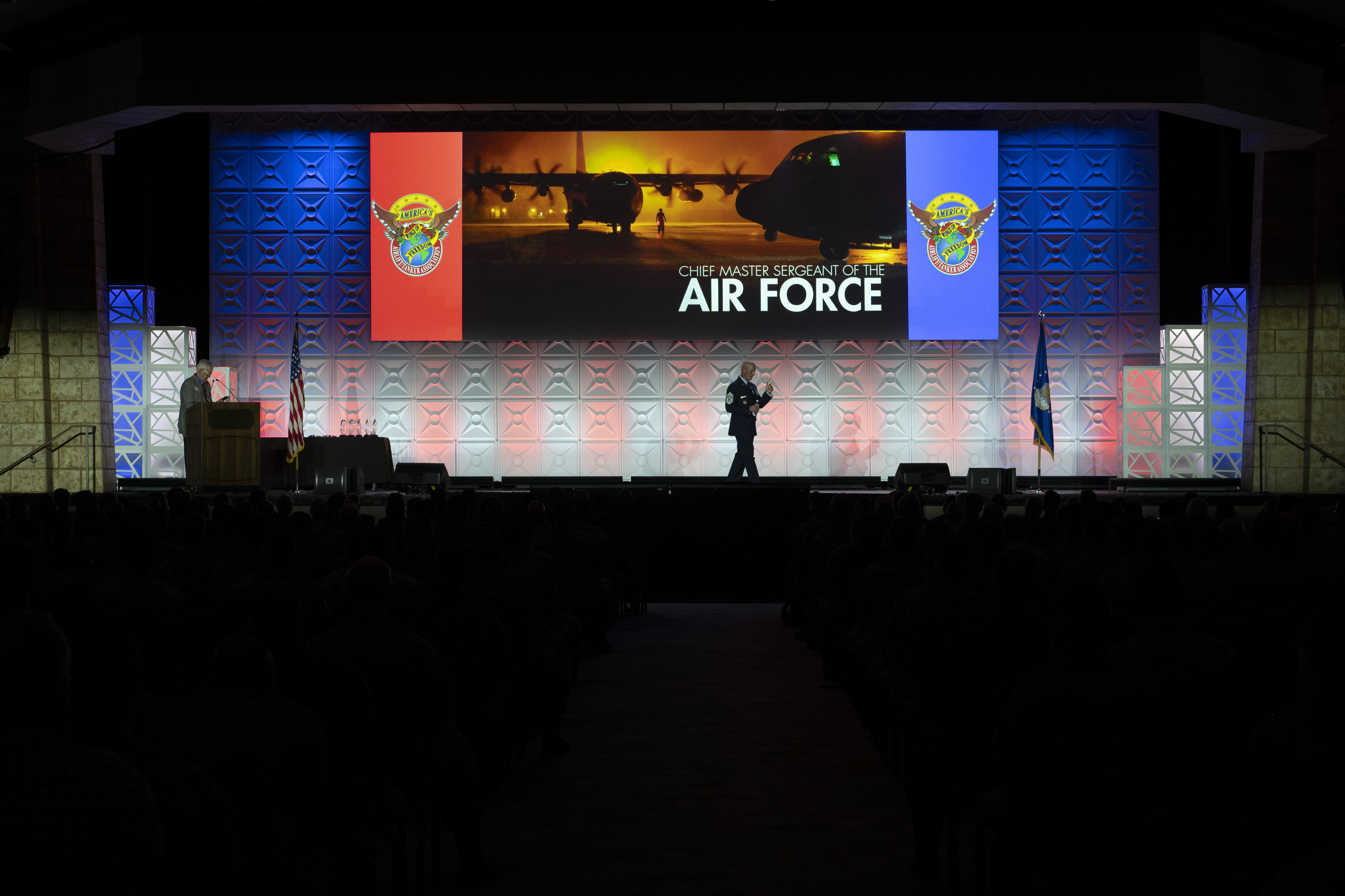 Air Force top enlisted leader discusses threats, Airmen tenacity at ...