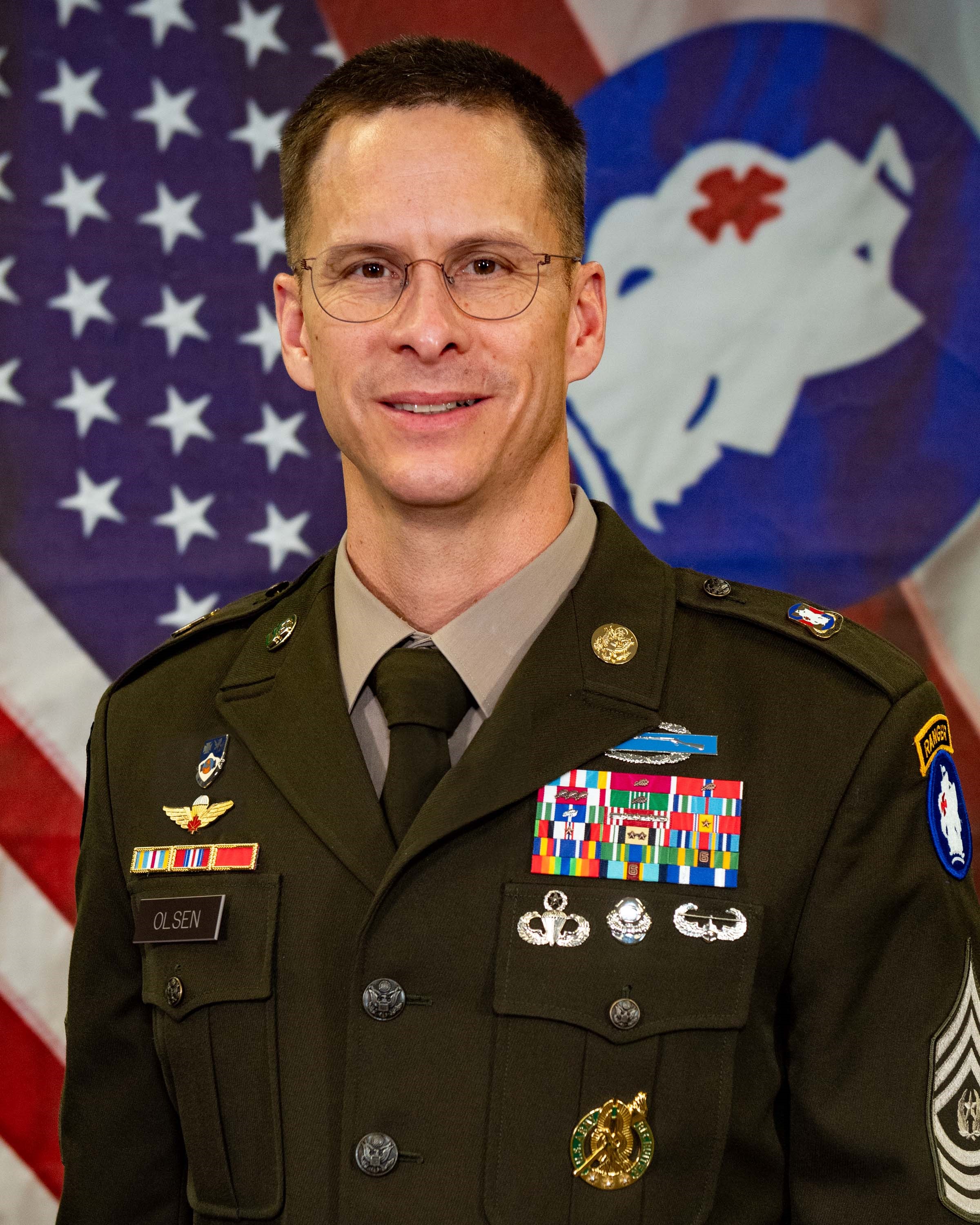 Command Sgt. Maj. Eric B. Olsen > U.S. Army South (Sixth Army) > Leaders