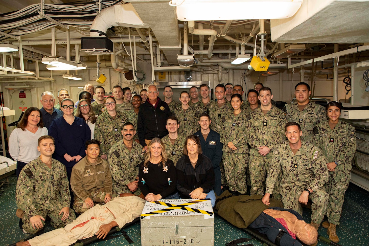 Cutting Teeth on Triage and Tactical Combat Casualty Care aboard USS ...