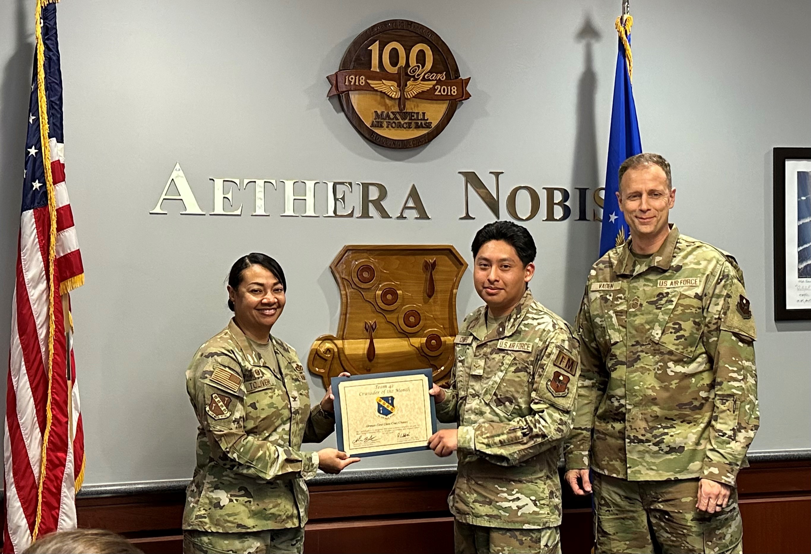 Crusader of the Month: A1C Cruz Chavez > Air University (AU) > Air ...