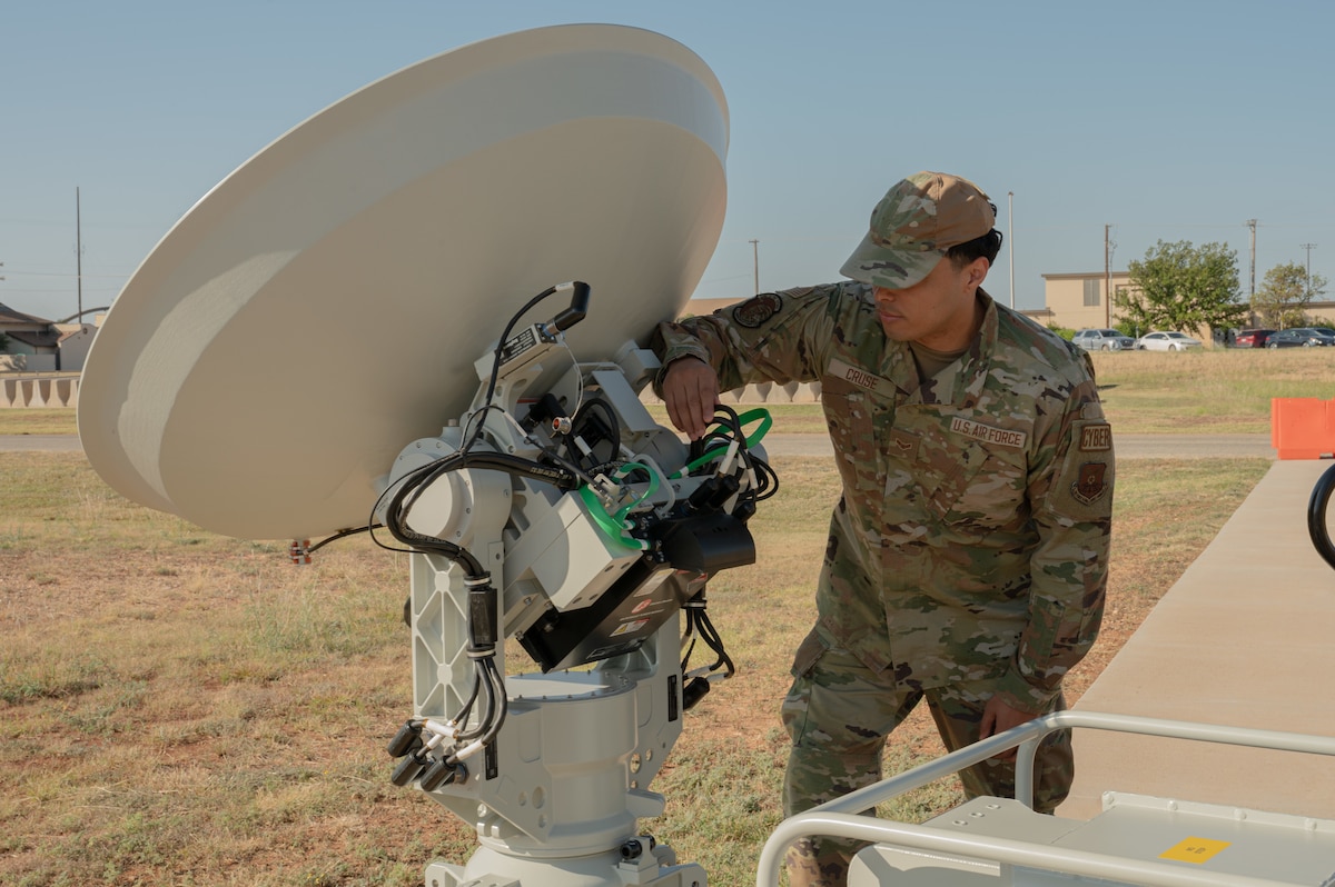 Dyess secures communications with GASNT satellite > Dyess Air Force ...