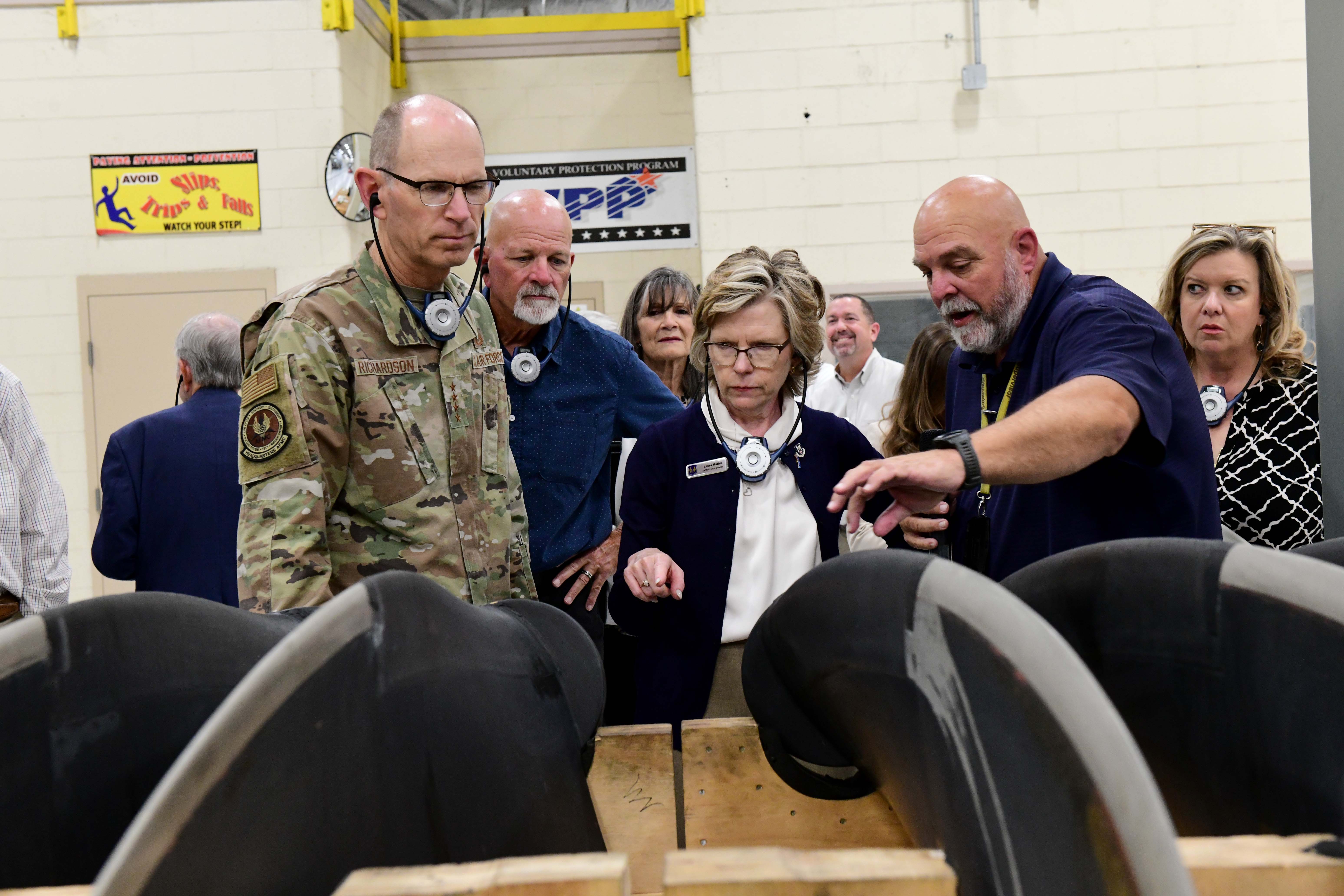 AFMC commander, civic leaders tour Robins to gain understanding of key ...