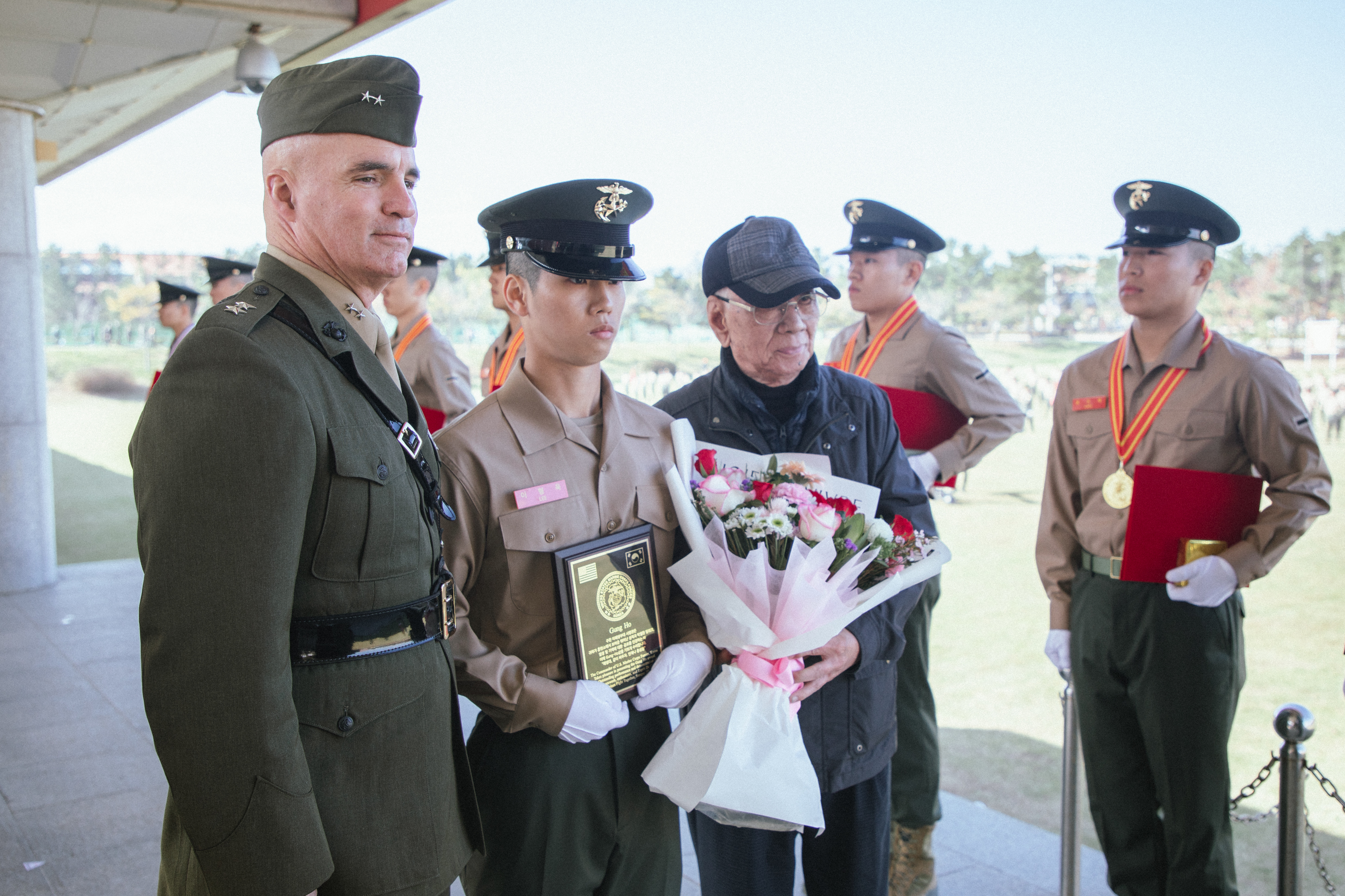 MARFORK Marines visit Republic of Korea Marine Corps Bootcamp Gr