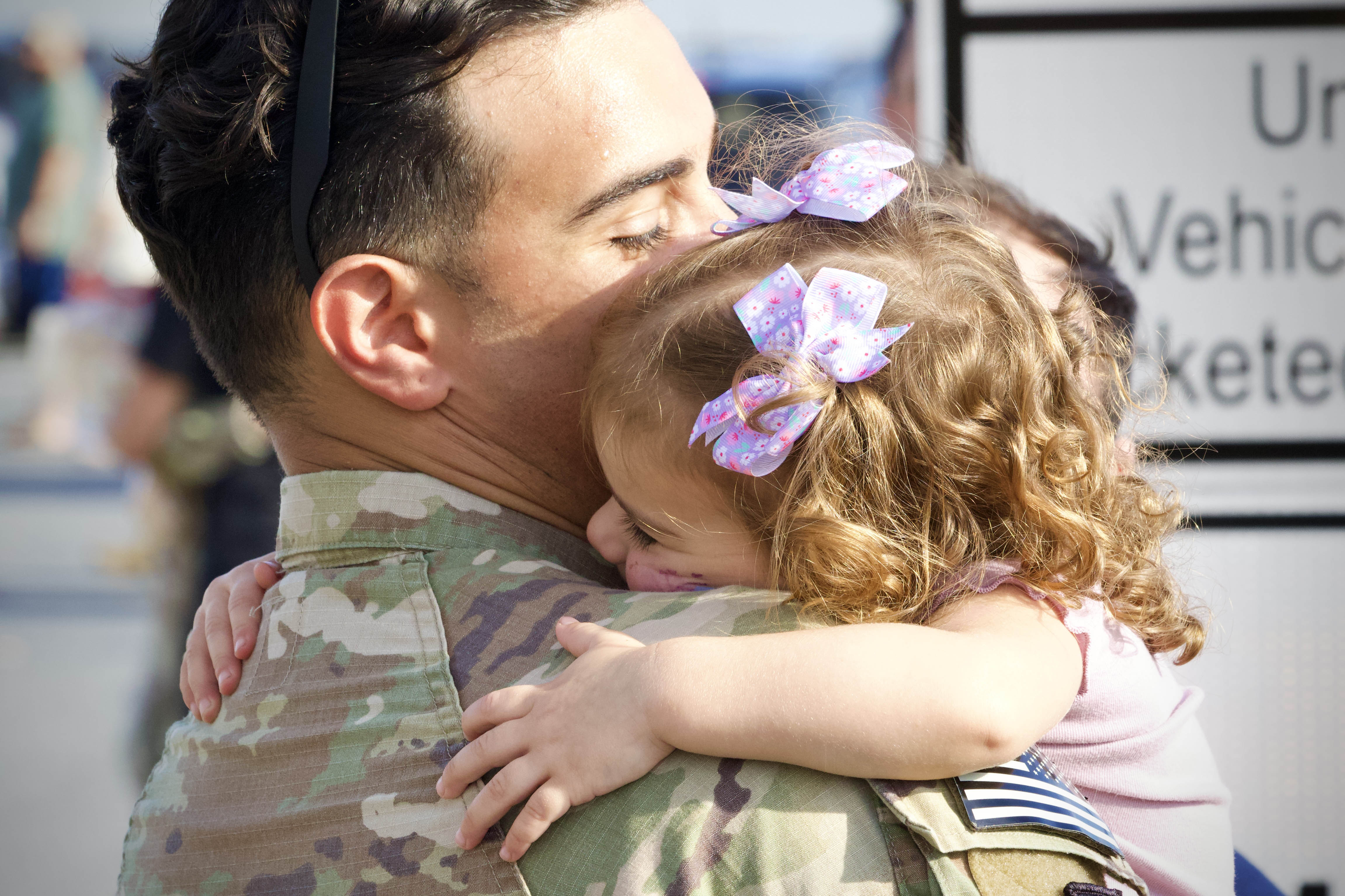 Homecoming Hug | U.S. Department of War