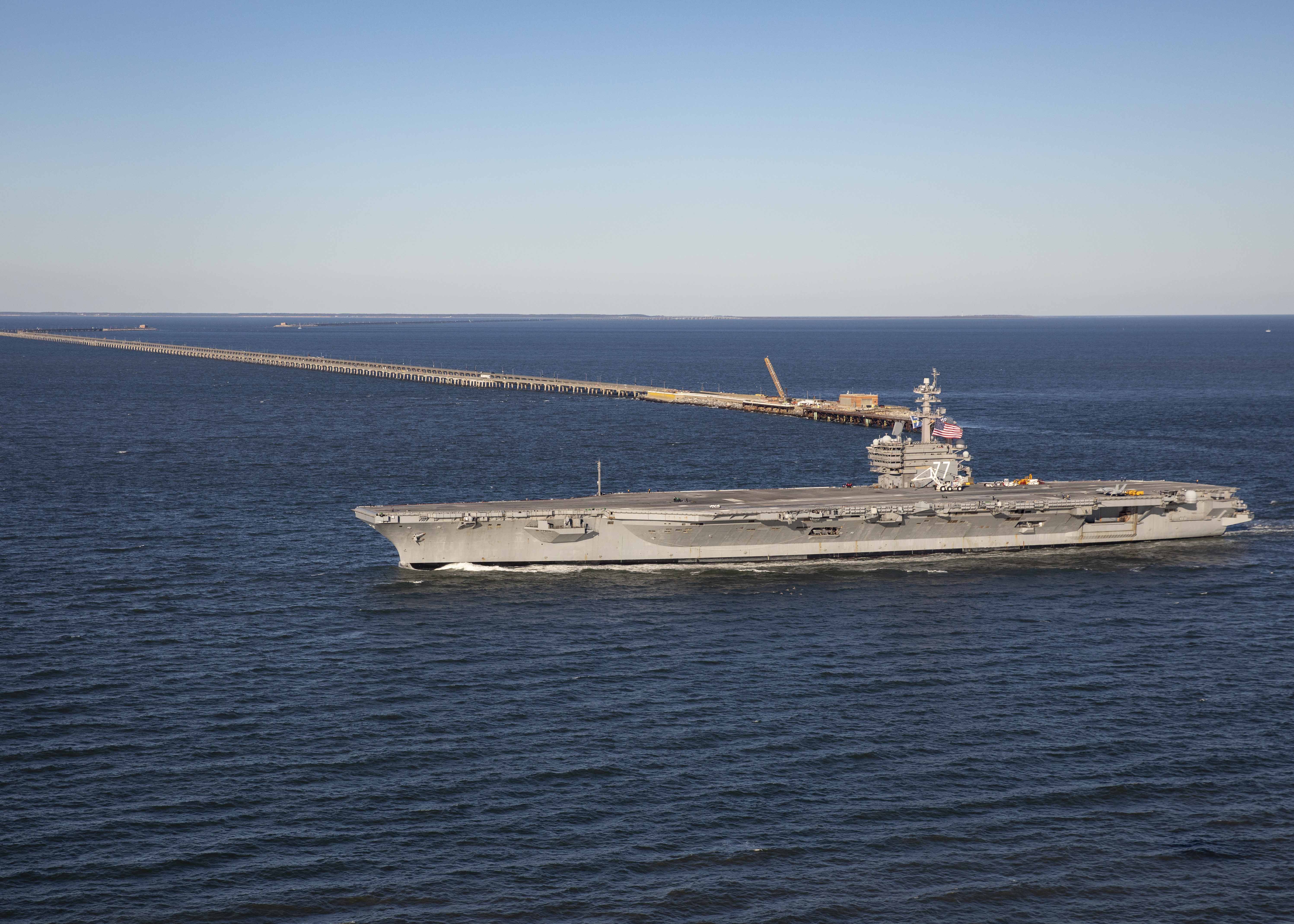 Norfolk Naval Shipyard Delivers USS George H.W. Bush to Fleet On-time ...