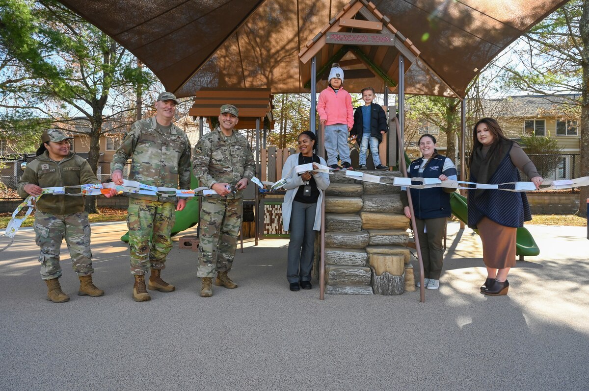New playgrounds benefit Team Hanscom’s youngest members > Hanscom Air ...