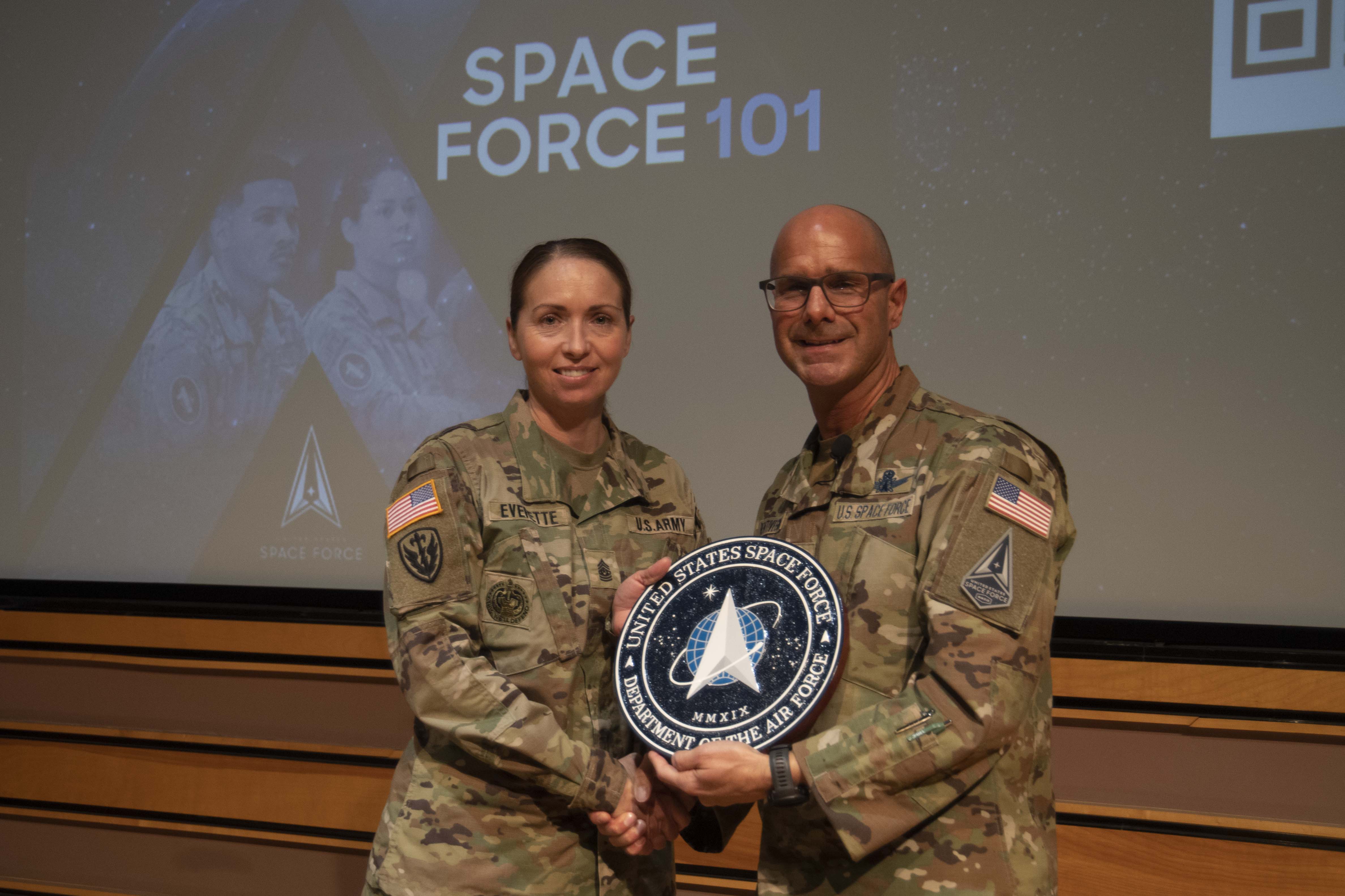 NCOLCoE Presented with Seal of Space Force > The NCO Leadership Center ...