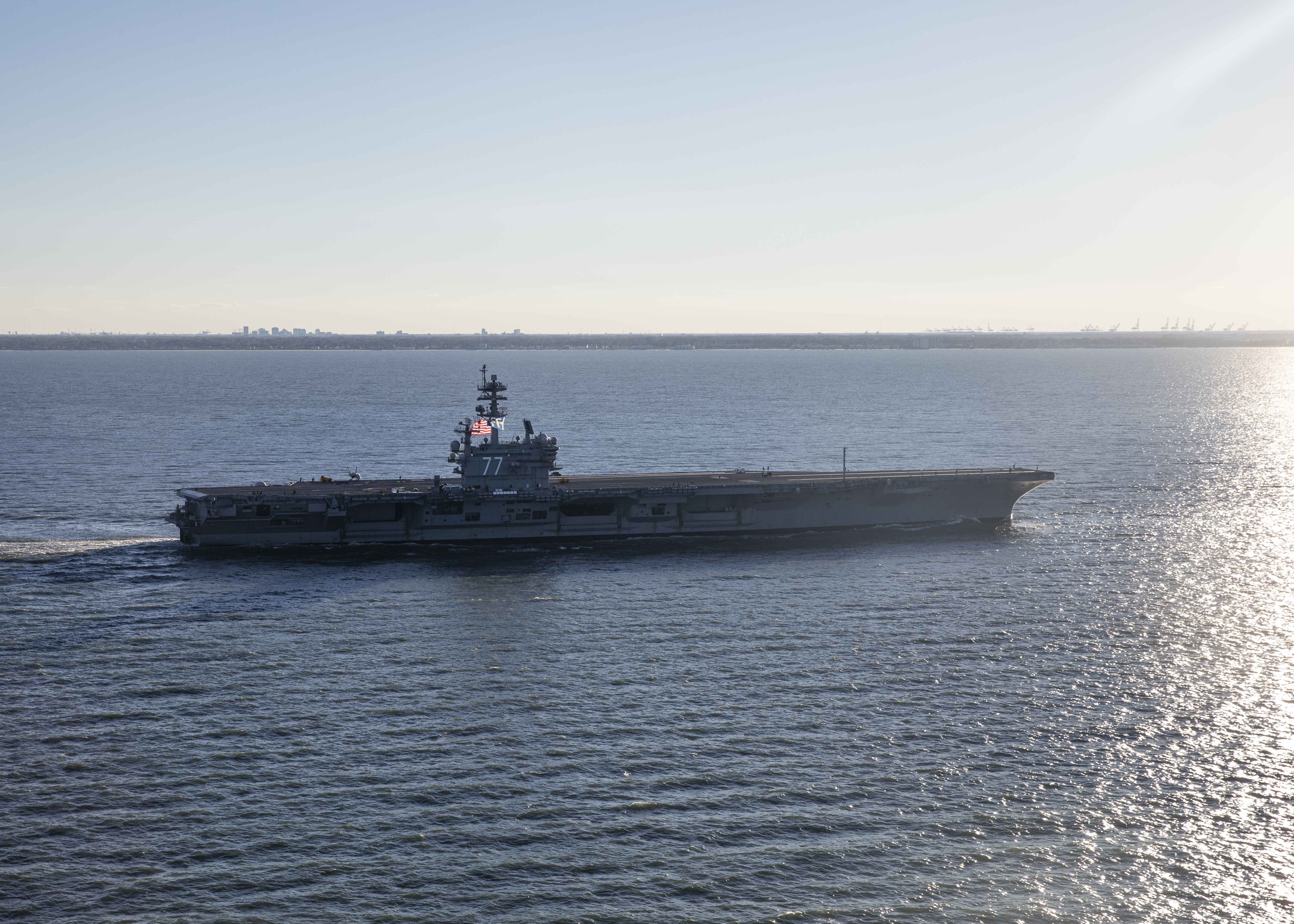 USS GEORGE H.W. BUSH COMPLETES 10-MONTH MAINTENANCE PERIOD AND SEA ...