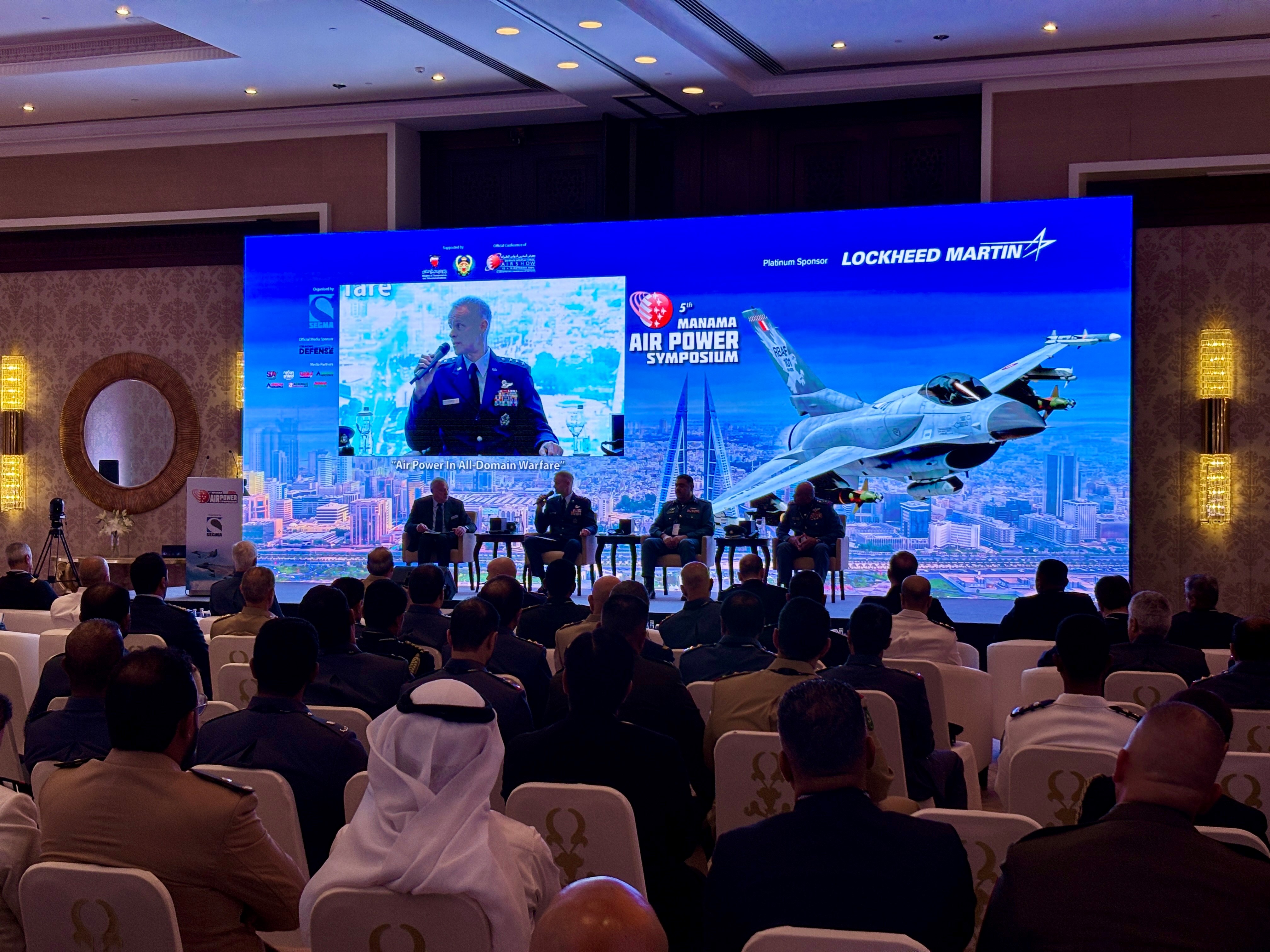 AFCENT Commander, Allies, Partners, speaks at Manama Airpower Symposium ...