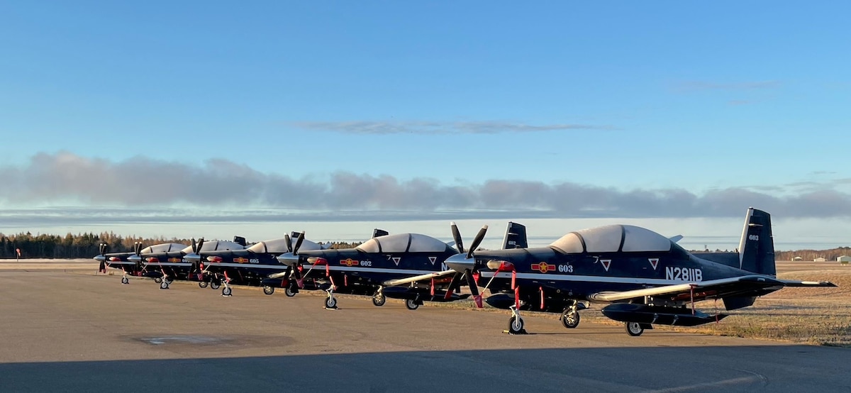 PACAF commander makes historic delivery of T-6C Texan IIs to Vietnam ...