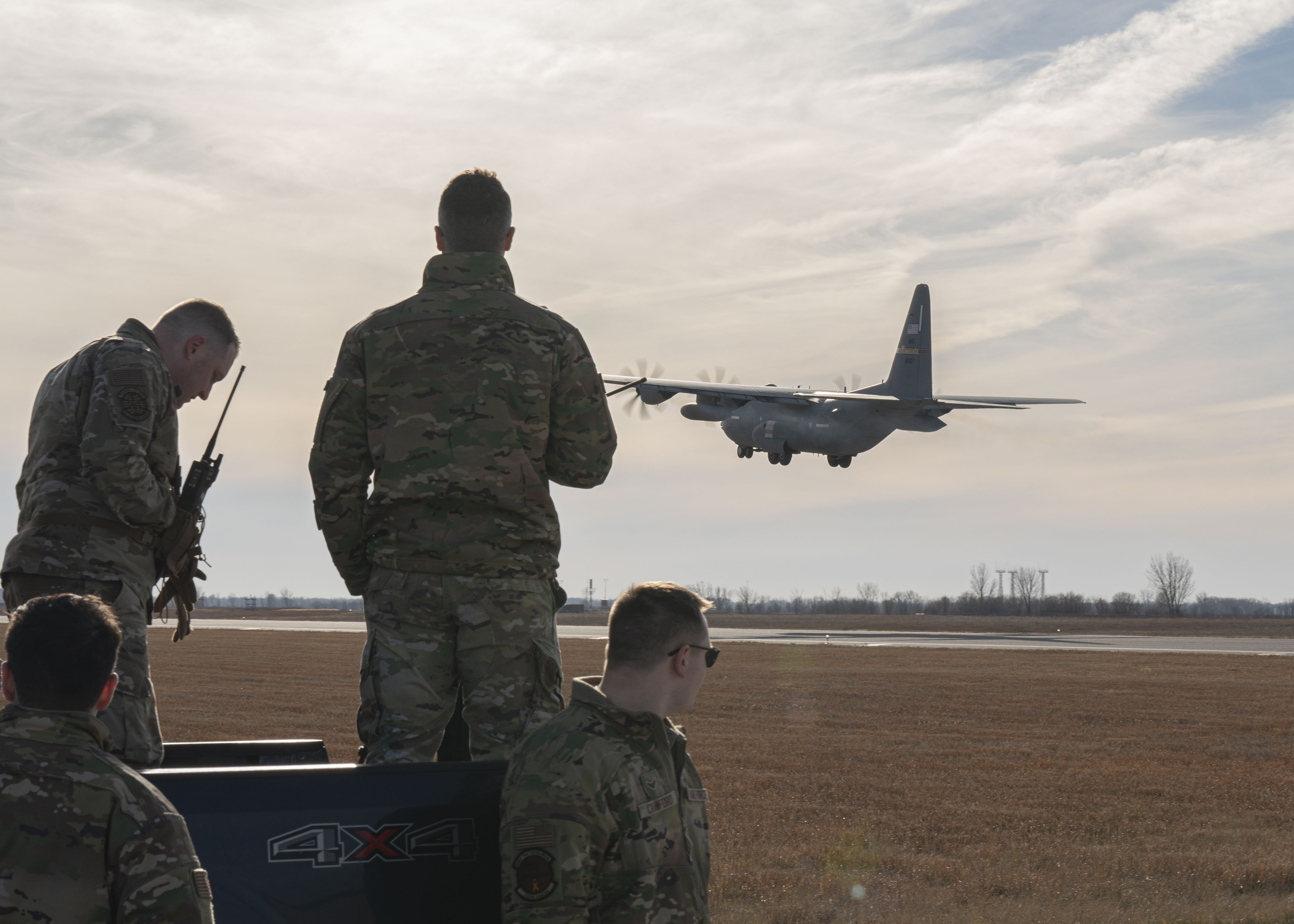 C-130 Hercules performs first-ever landing zone touch-and-go training ...