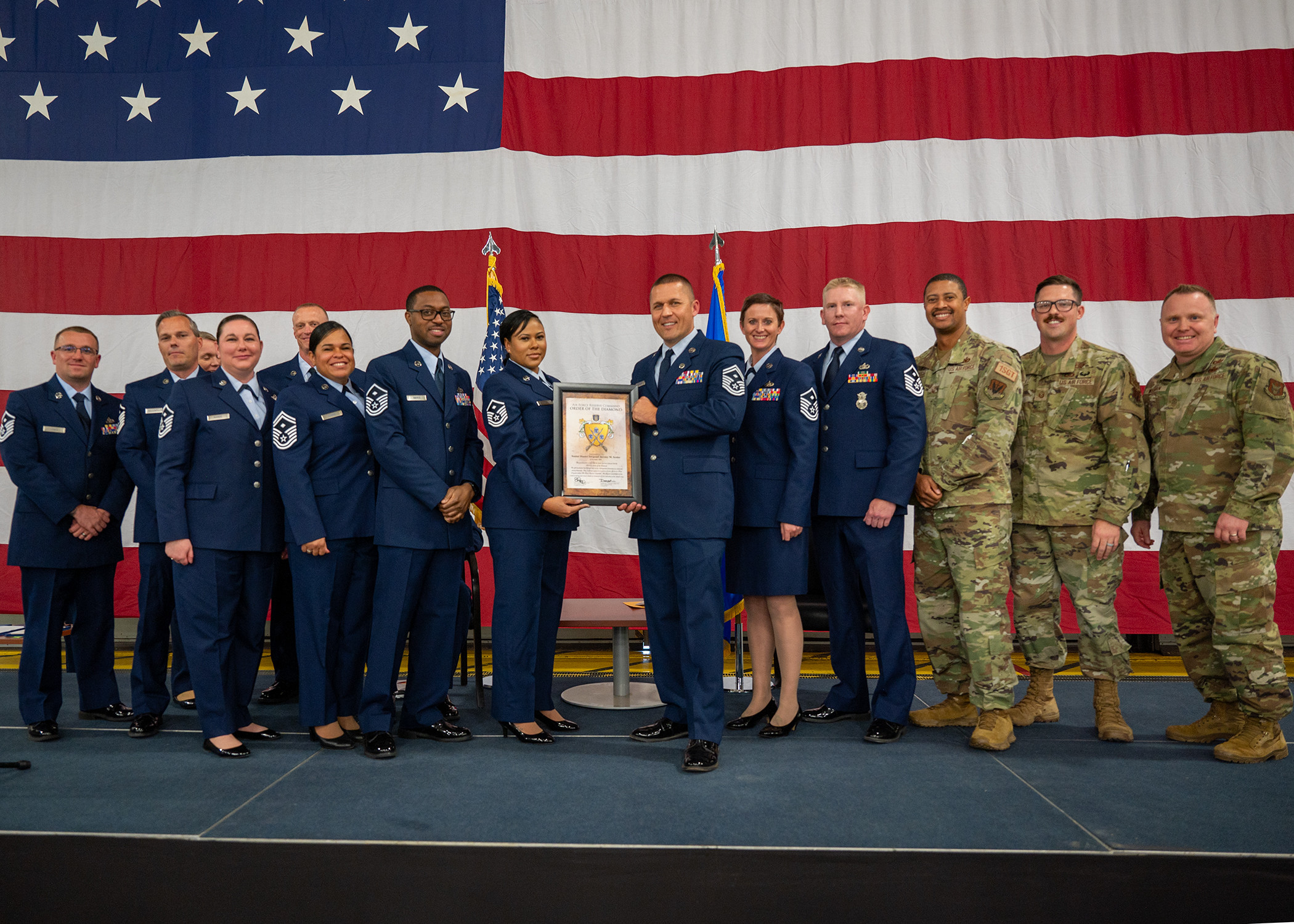 507 ARW First Sergeant Inducted into the Order of the Diamond > Air Force Reserve Command > News ...