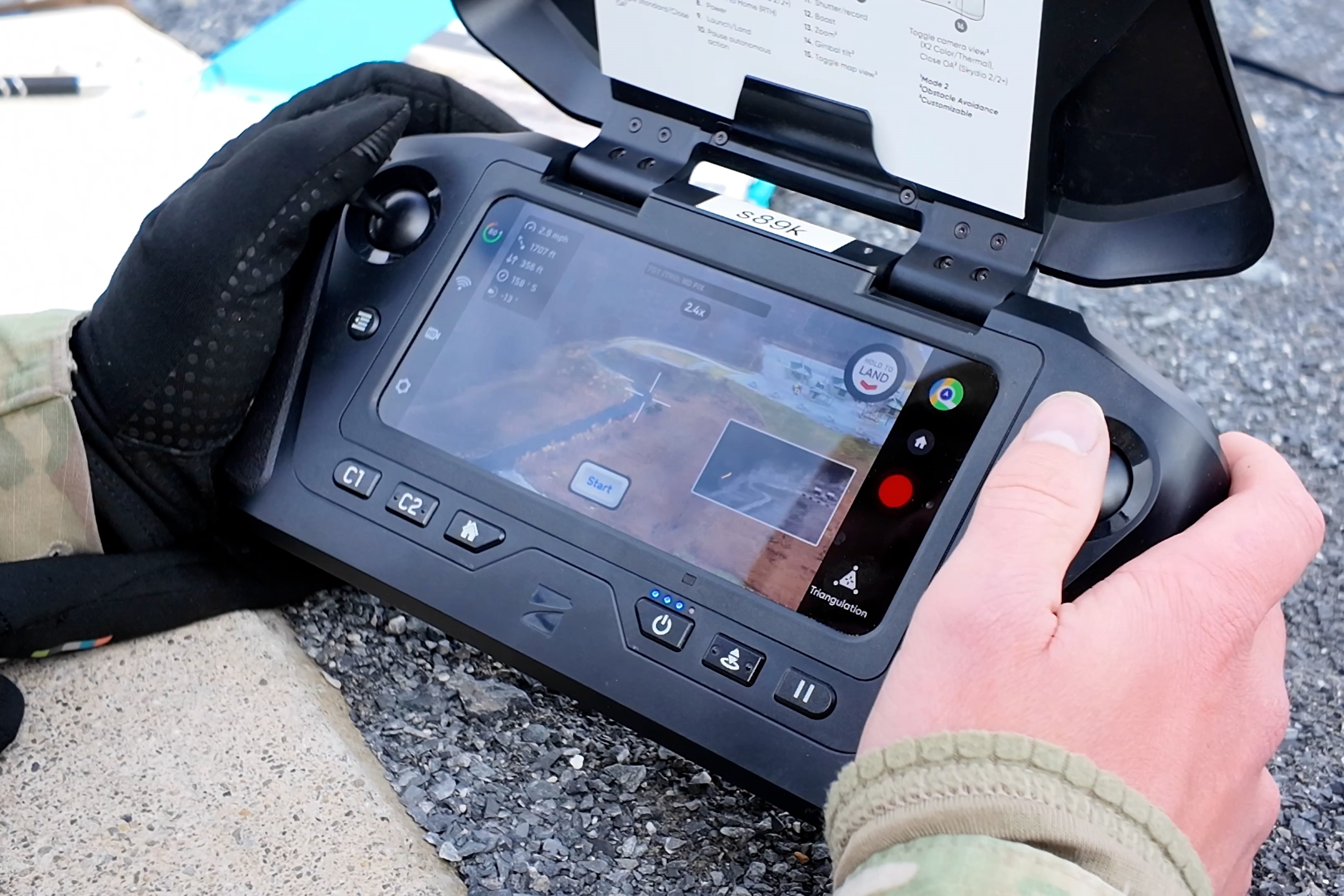 166th Regiment – RTI instructors use drones to call for artillery fire ...