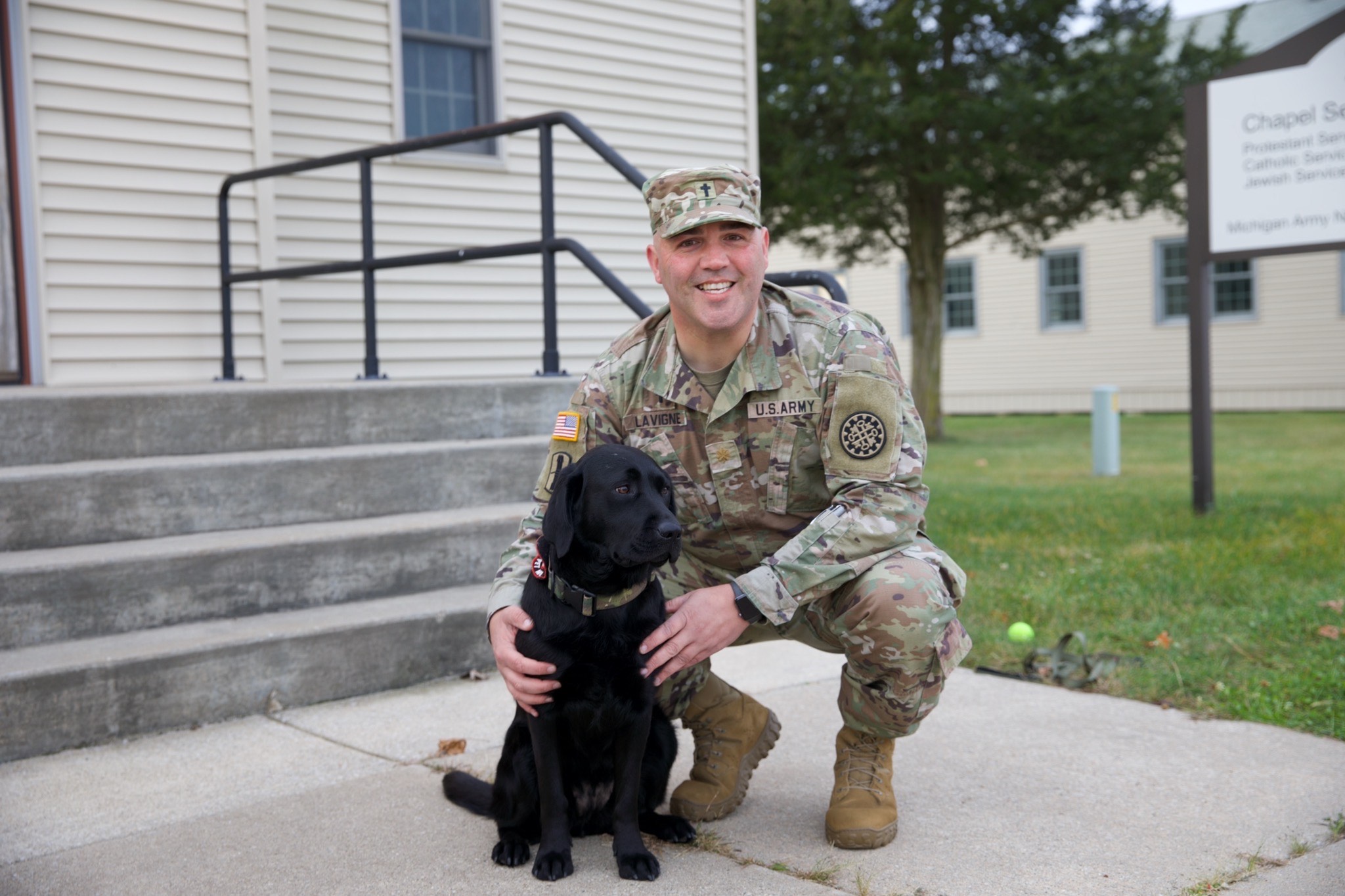 Ministry Dog Aids Michigan Army Guard Soldier Resiliency > National ...