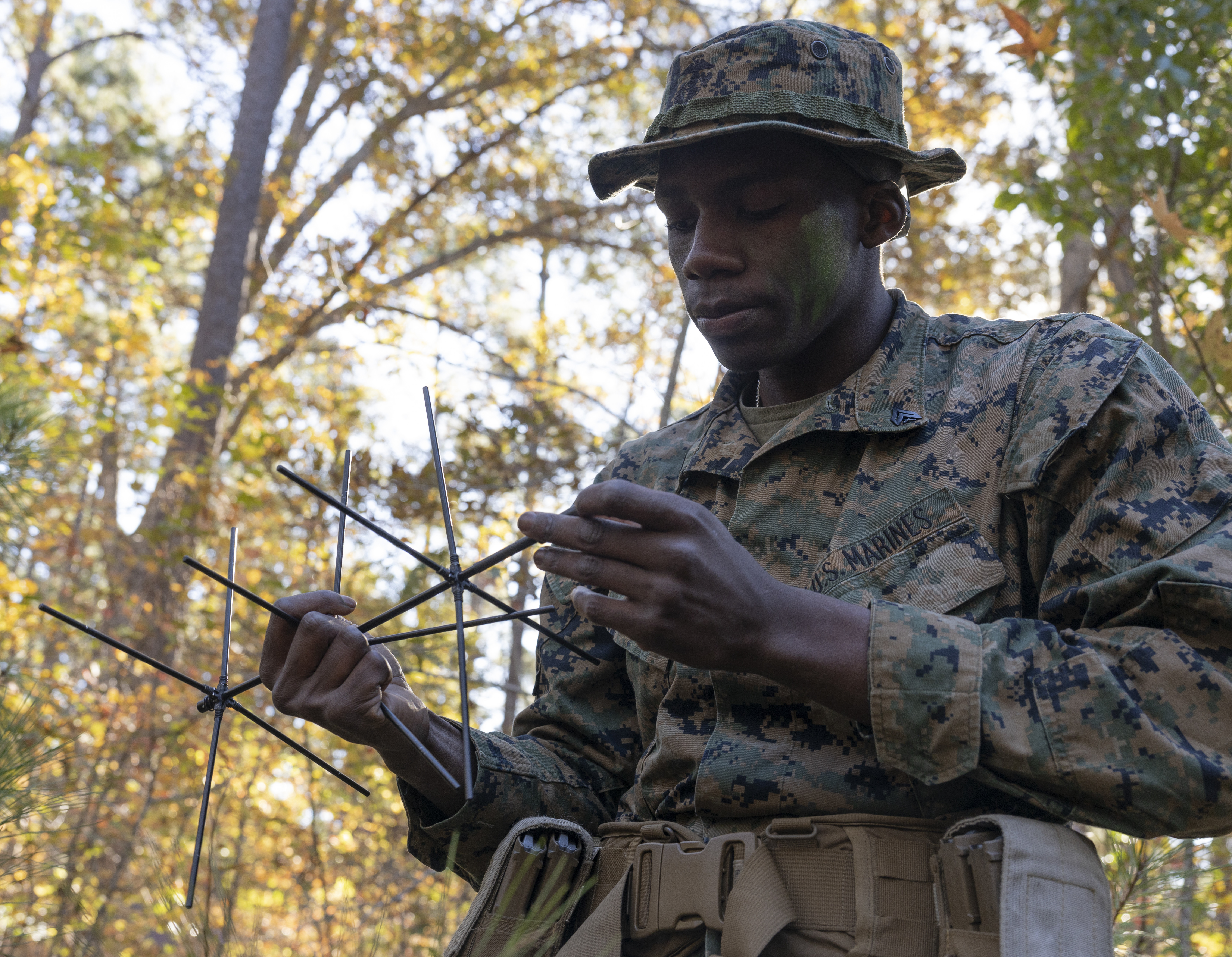 U.S. Marines with MASS-1 conduct small-unit DASC training