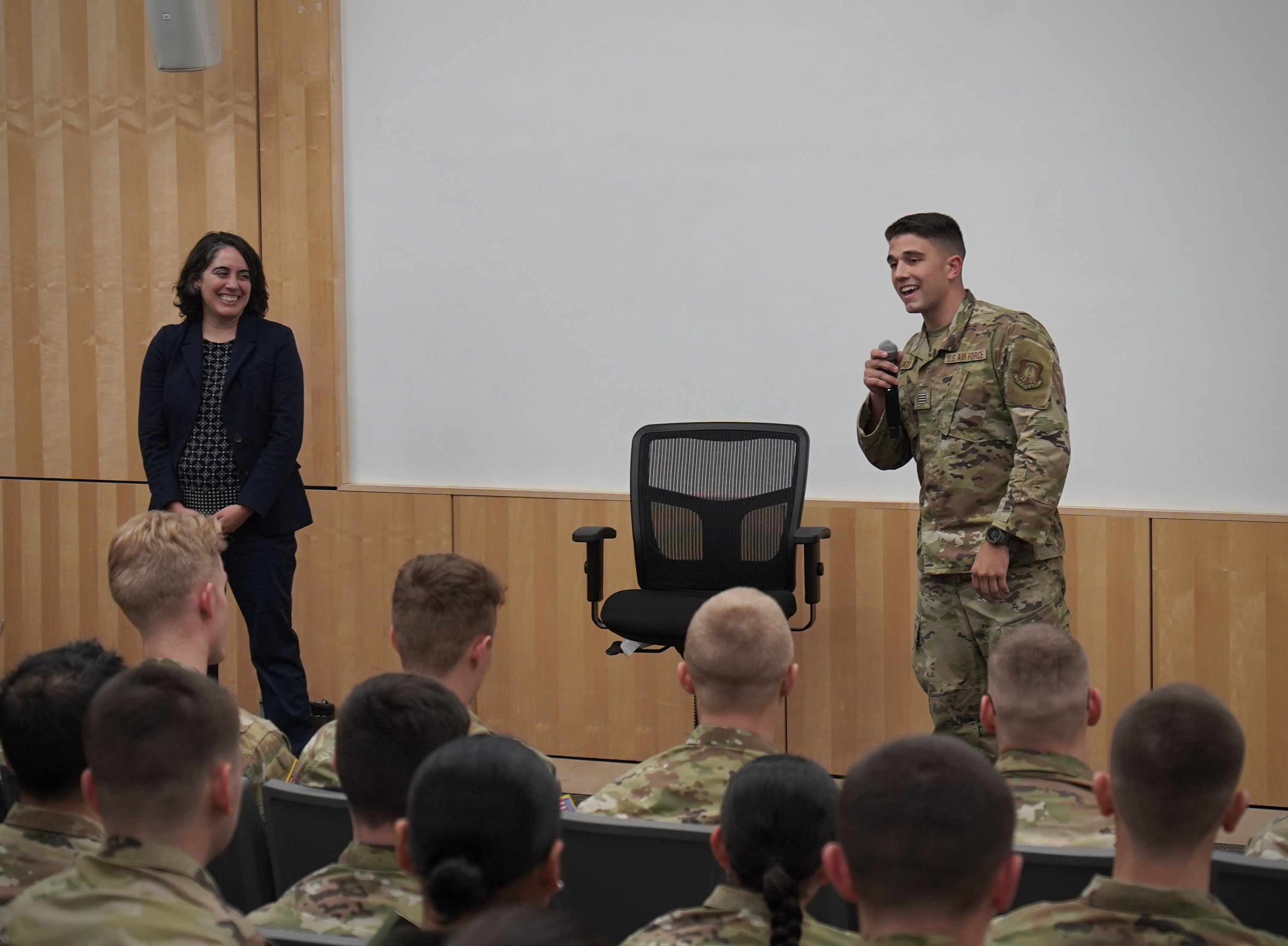USecAF discusses national defense challenges, inspires cadets at ...
