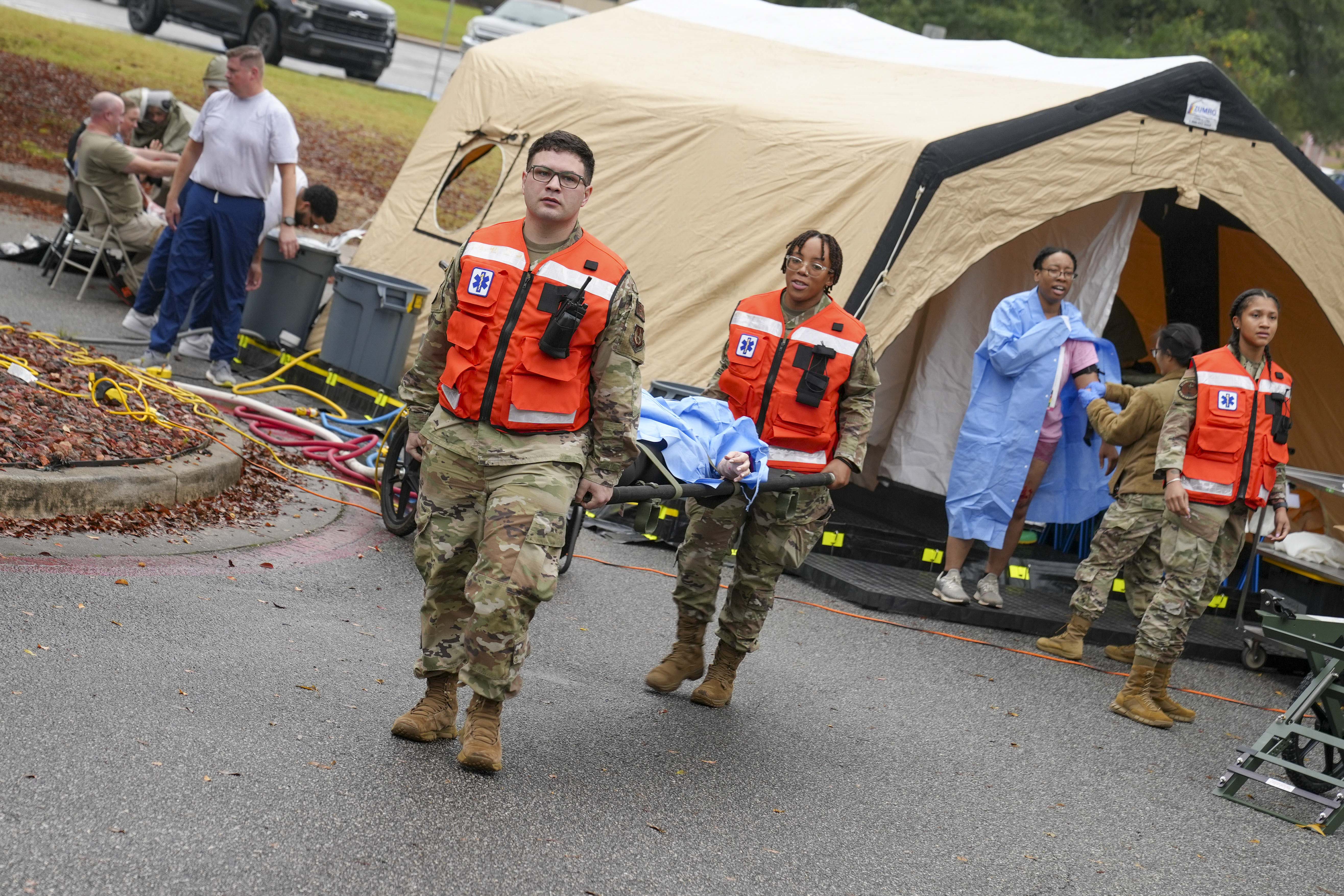 78th Medical Group conducts mass decontamination exercise > Robins Air ...