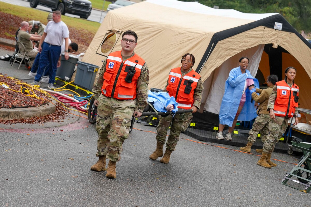 78th Medical Group conducts mass decontamination exercise > Robins Air Force Base > Article Display