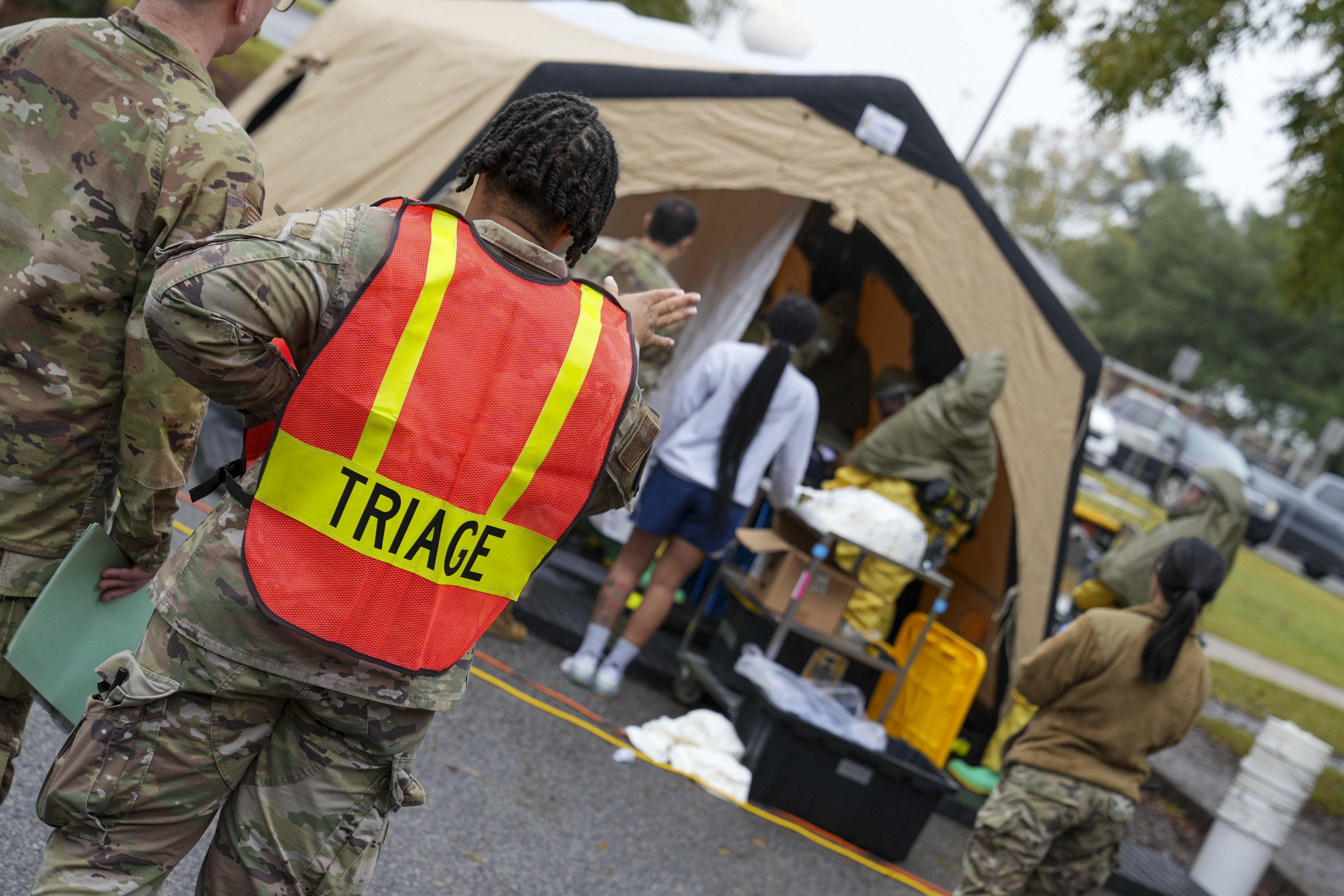 78th Medical Group conducts mass decontamination exercise > Robins Air ...