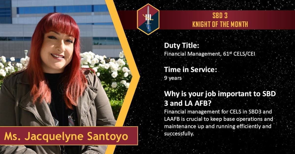 December Knight of the Month > Los Angeles Air Force Base > Article Display