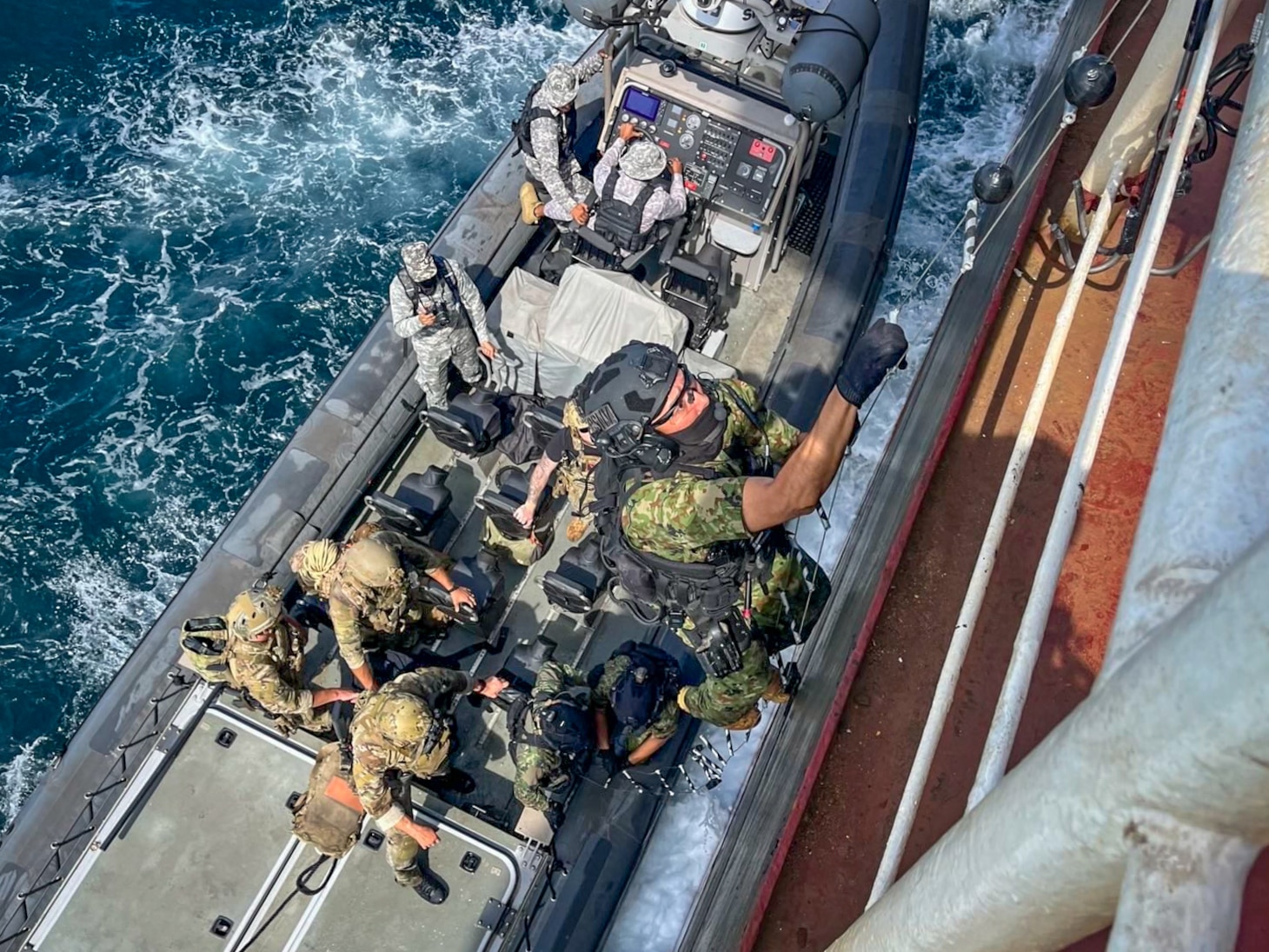 U.S. Navy SEALs, Indian Marine Commando Force, and Japan Maritime Self ...