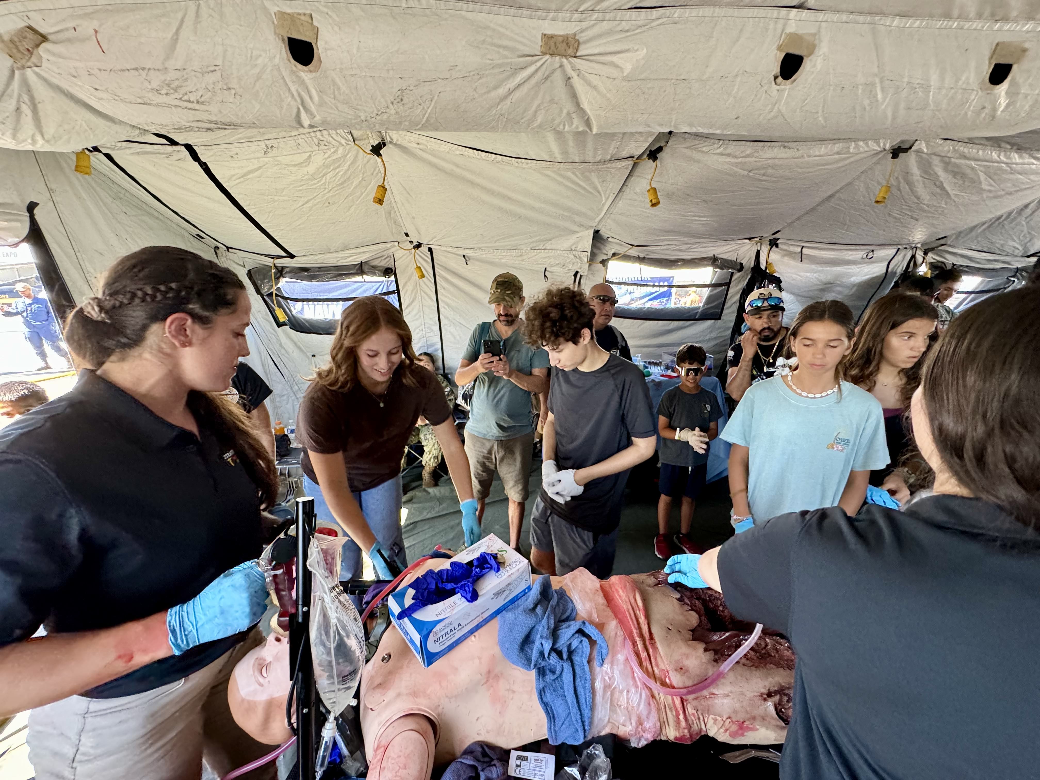 STEM medical tent, on-scene skin cancer screening huge success at MCAS ...