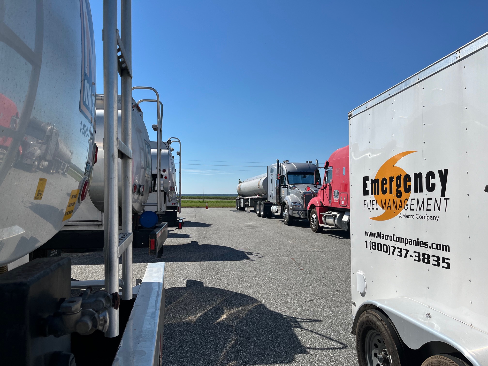 Temporary Emergency Power Mission Staging at MCLB Albany