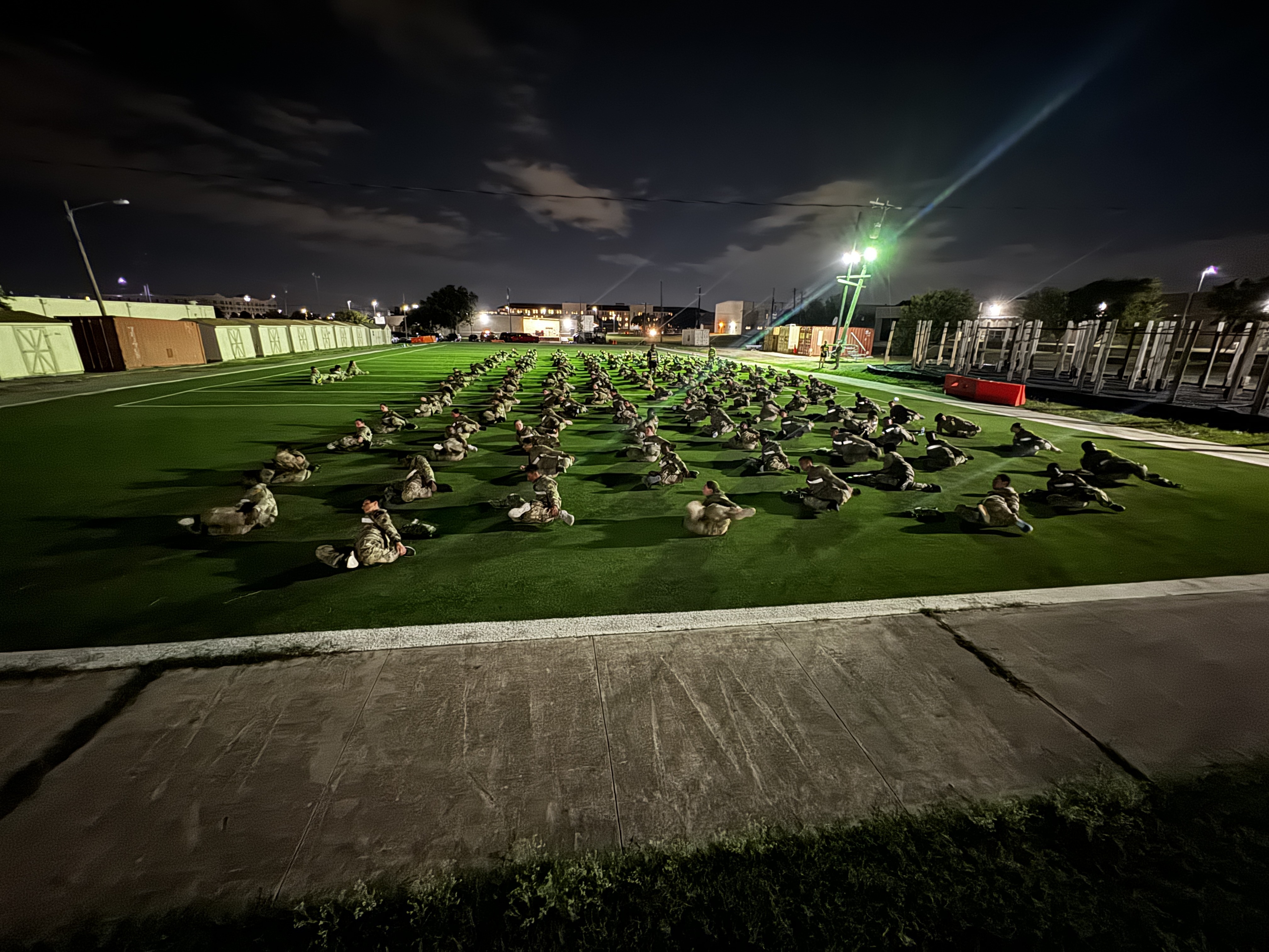 188th Medical Battalion goes through morning PT at JBSA-Fort Sam ...