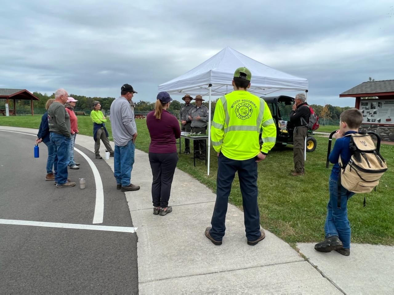 Volunteers help control invasive plants at Mount Morris Dam for ...