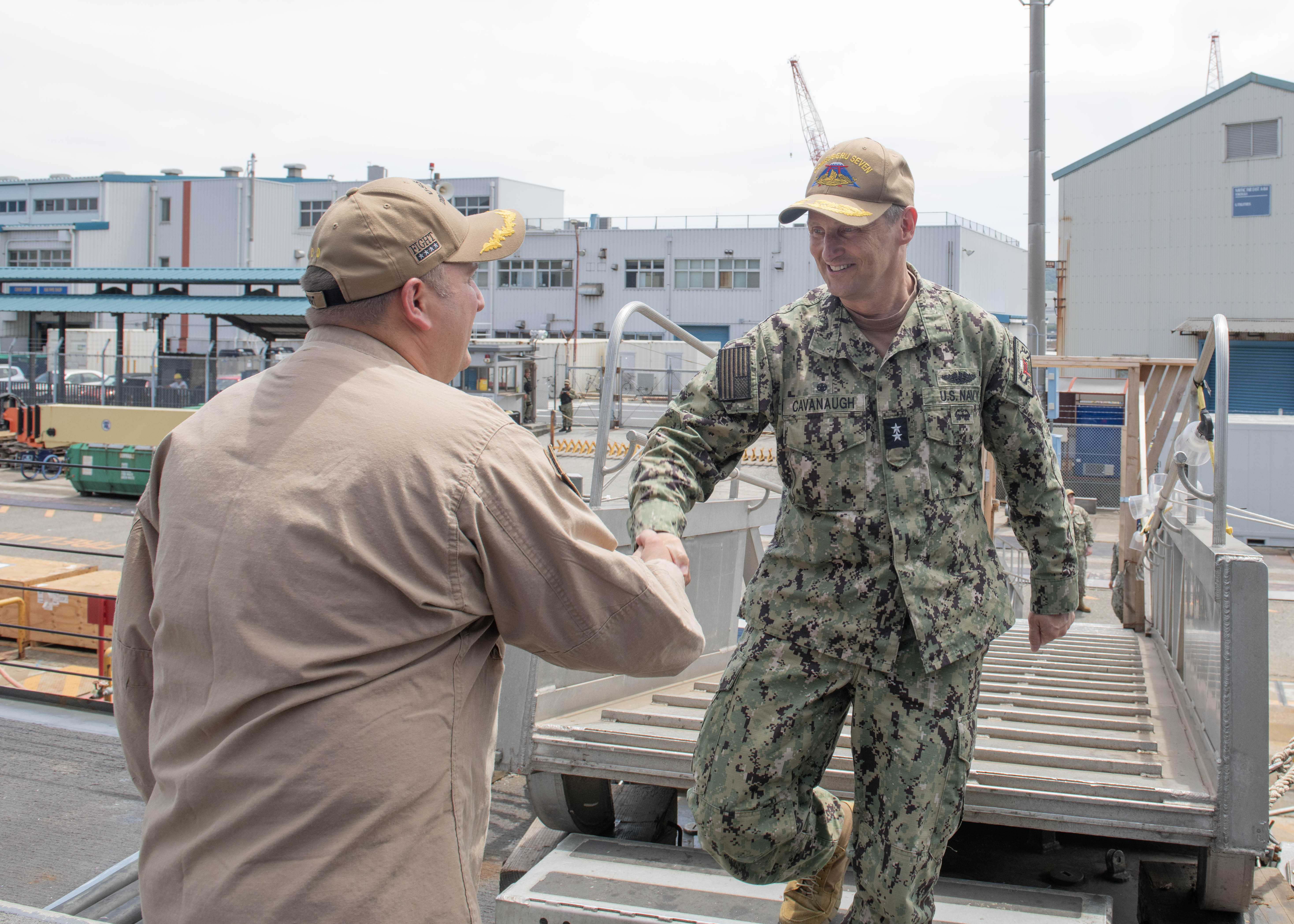 RADM Cavanaugh visits DESRON 15 Assets > Commander, Submarine Force, U ...