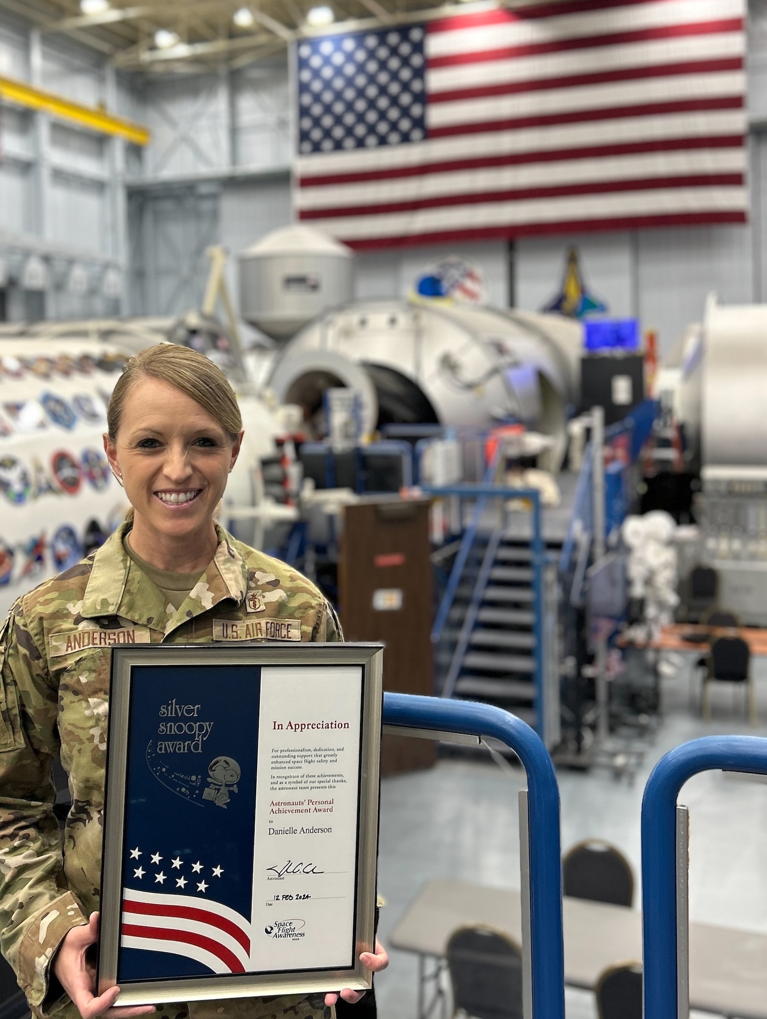 NASA honors Airman with Silver Snoopy Award for ensuring injury ...