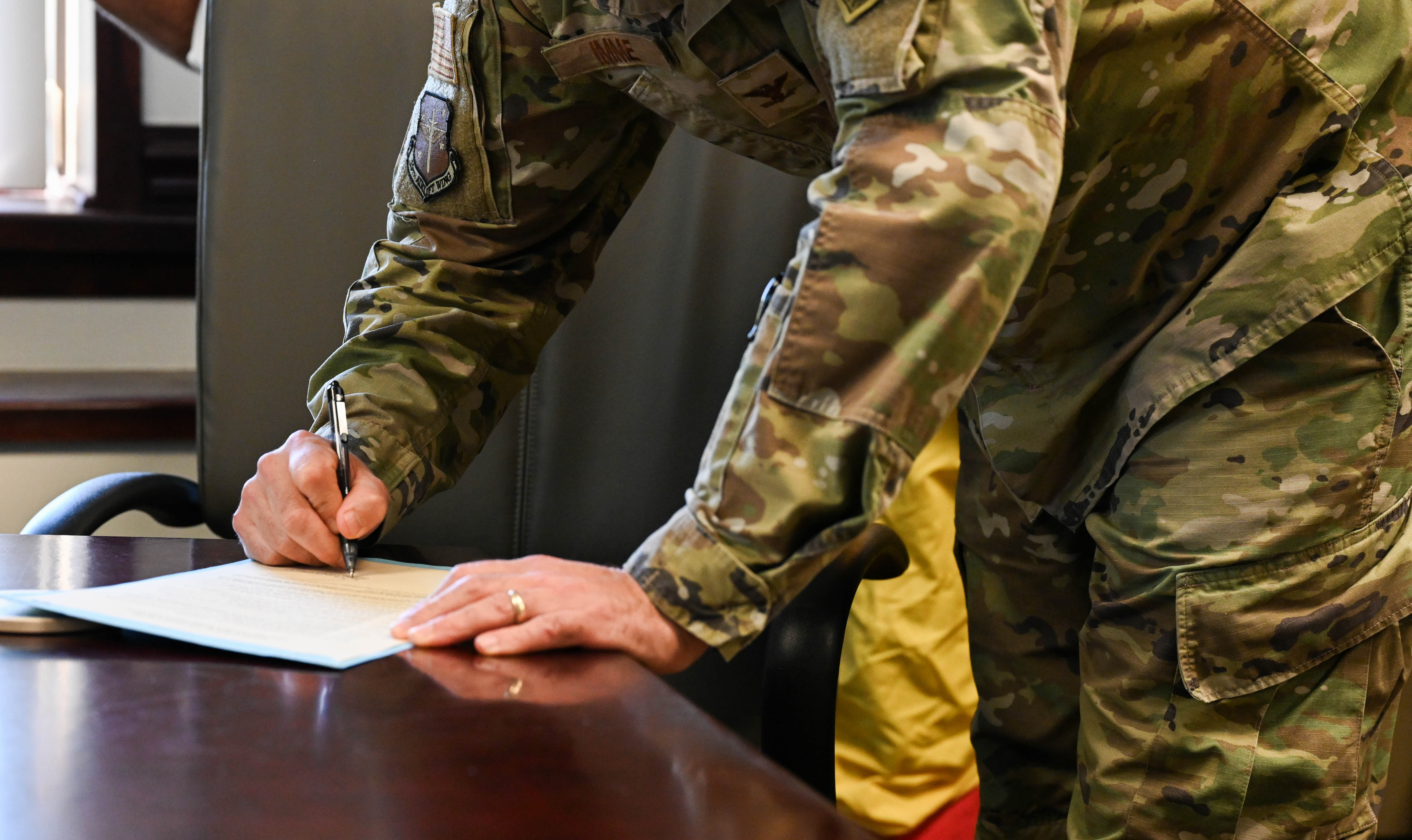 19th AW commander signs National Fire Prevention Week proclamation ...