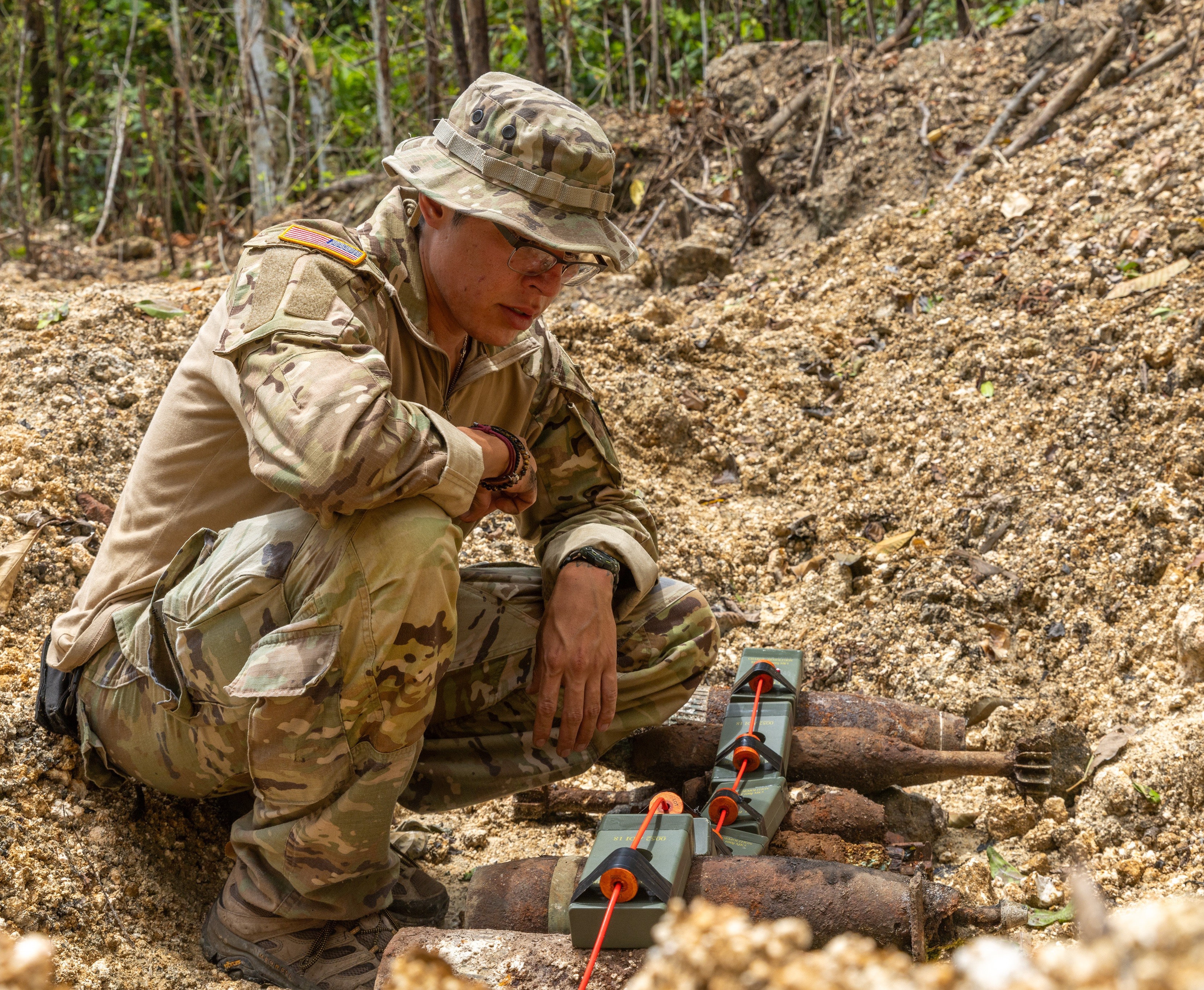 US military EOD techs join with allies to clear World War II ordnance ...