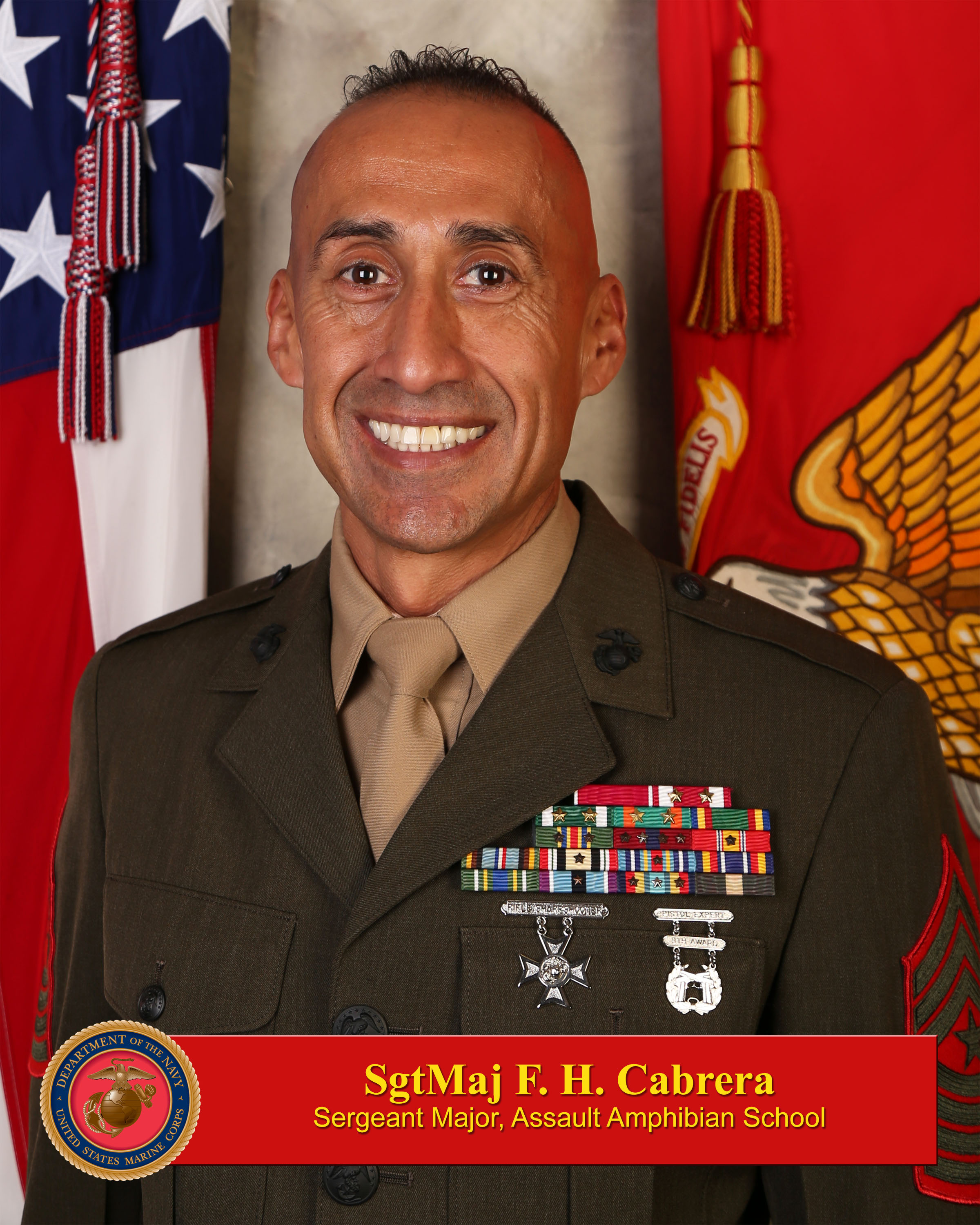 Sergeant Major F. H. Cabrera > Training Command > Biography