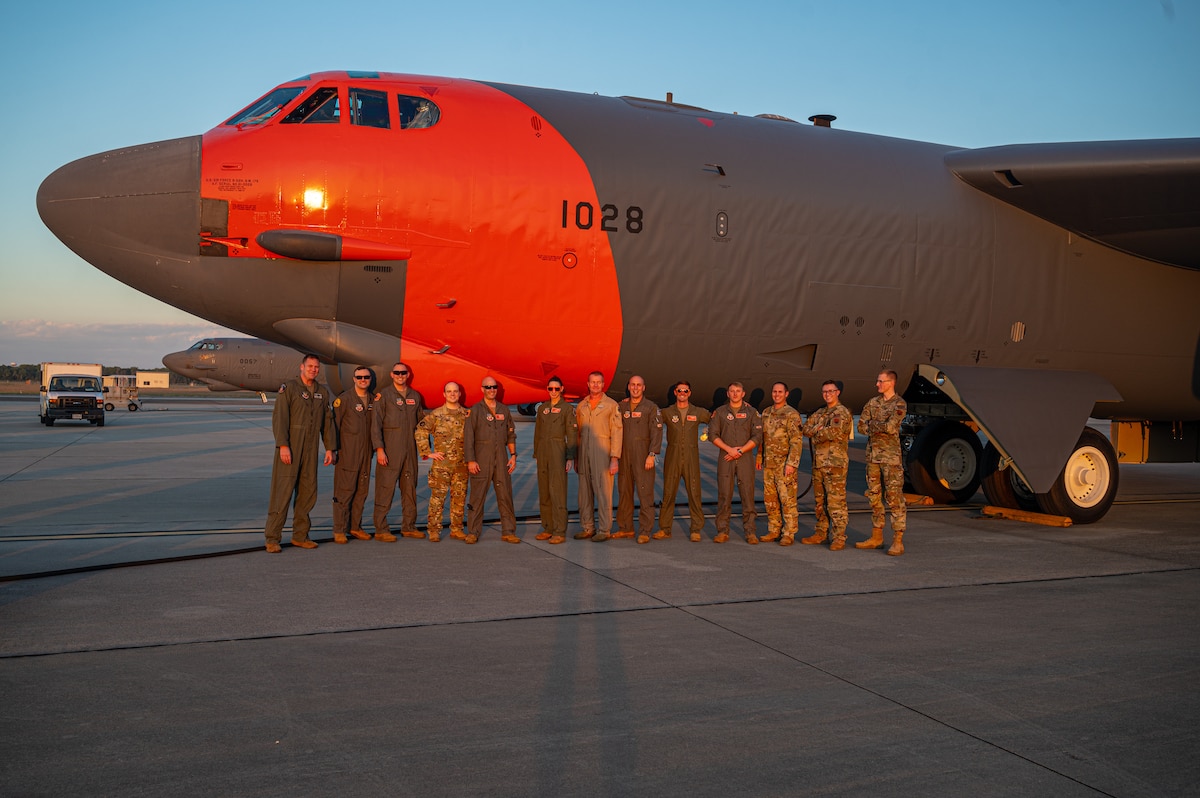 B-52 honors legacy with “test orange” paint scheme > 53rd Wing ...