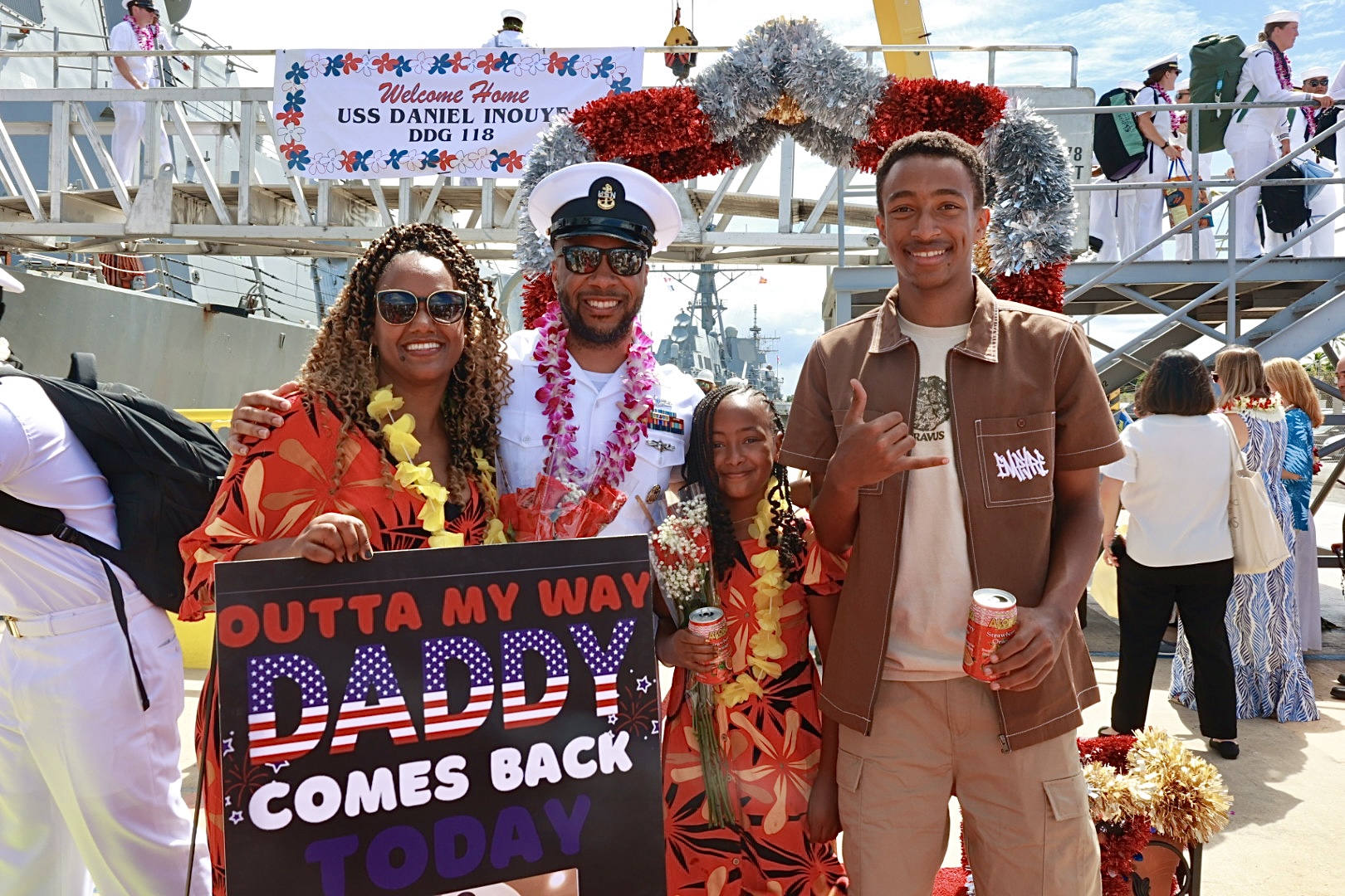 USS Daniel Inouye Returns from Maiden Deployment > Commander, U.S. 3rd ...