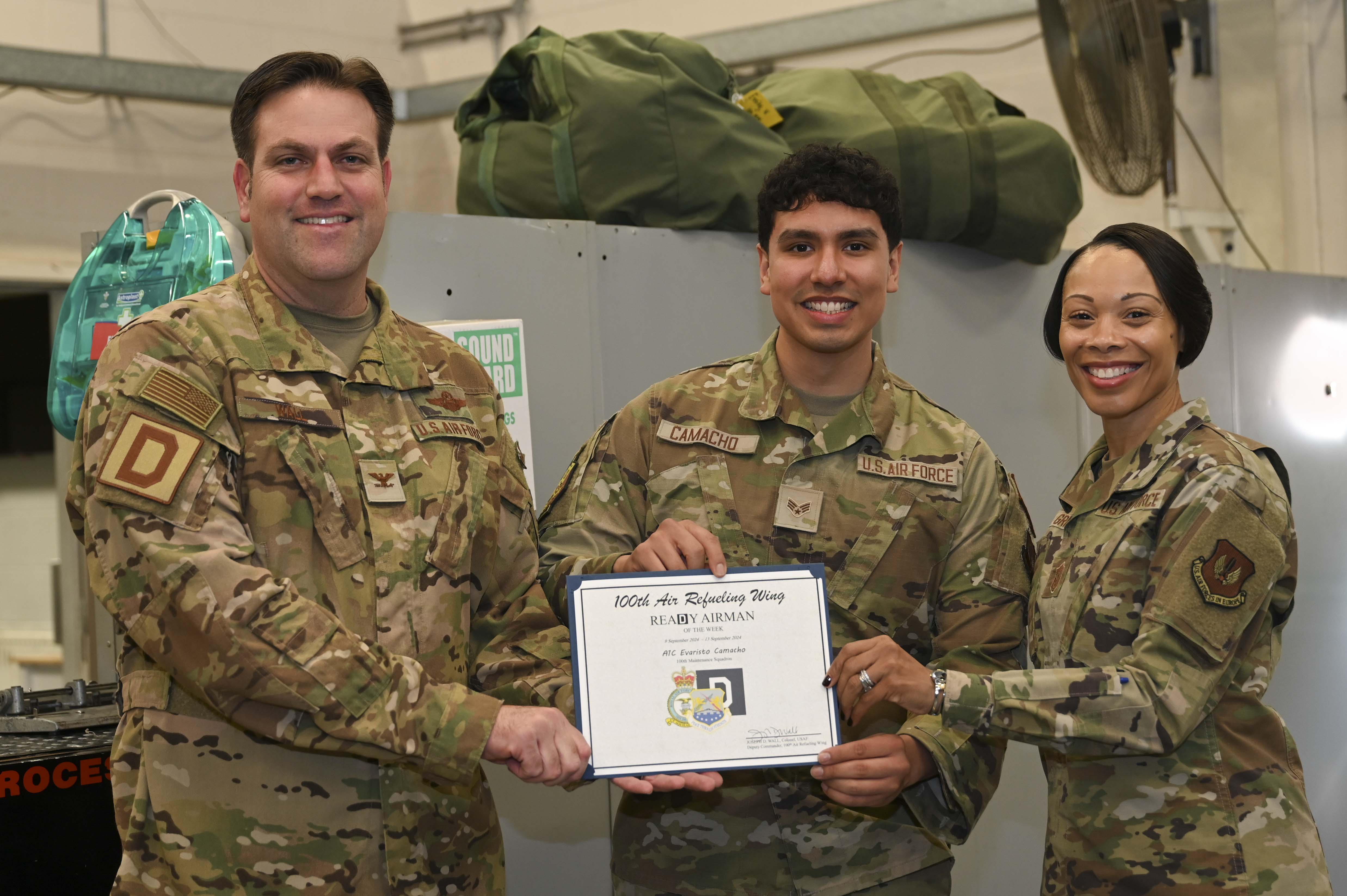 ReaDy Airman of the Week: 100th MXS Airman recognized > Royal Air Force ...