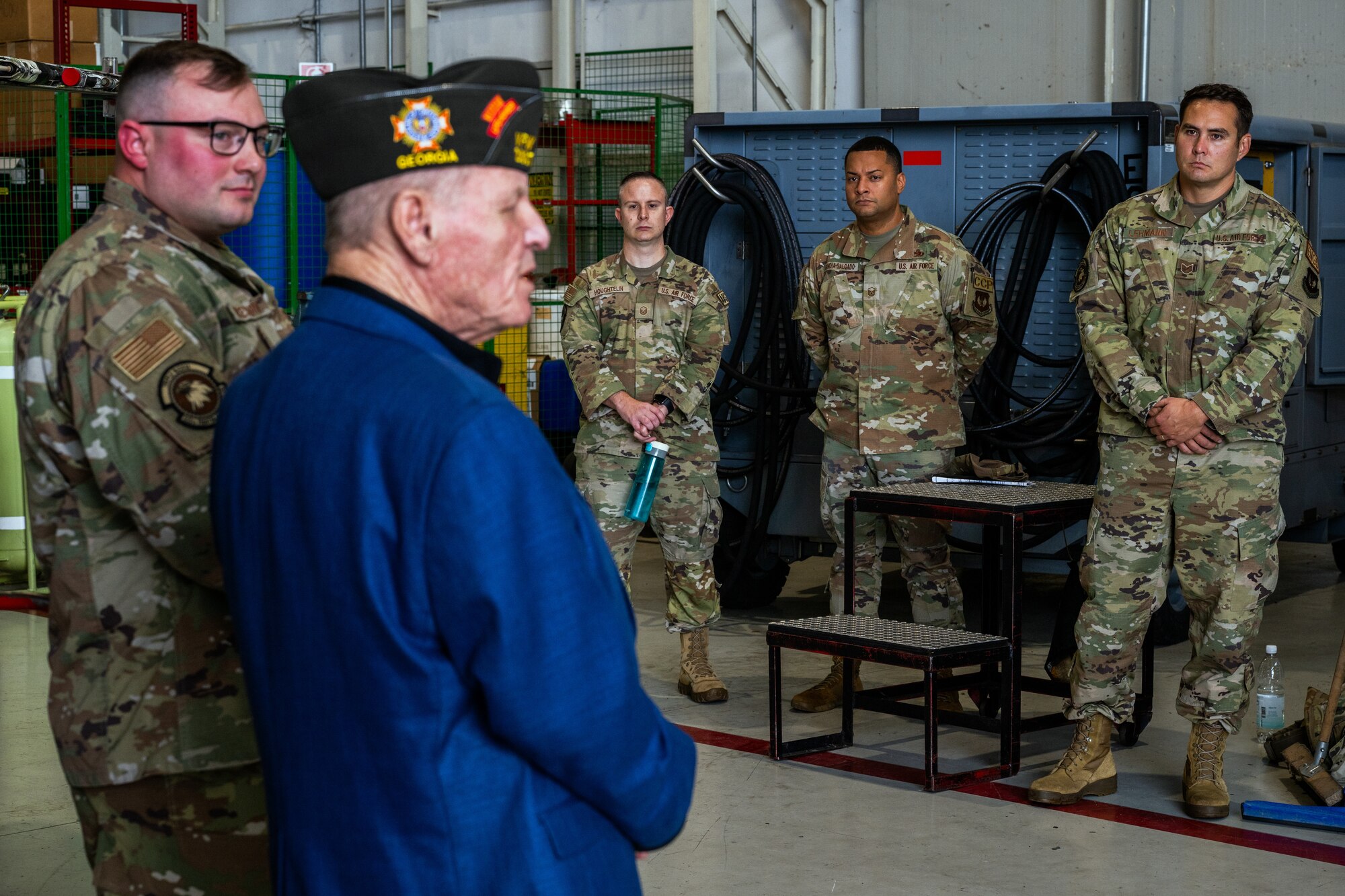 Alfred Lipphardt, Veterans of Foreign Wars commander-in-chief, visits Aviano Air Base > Aviano ...