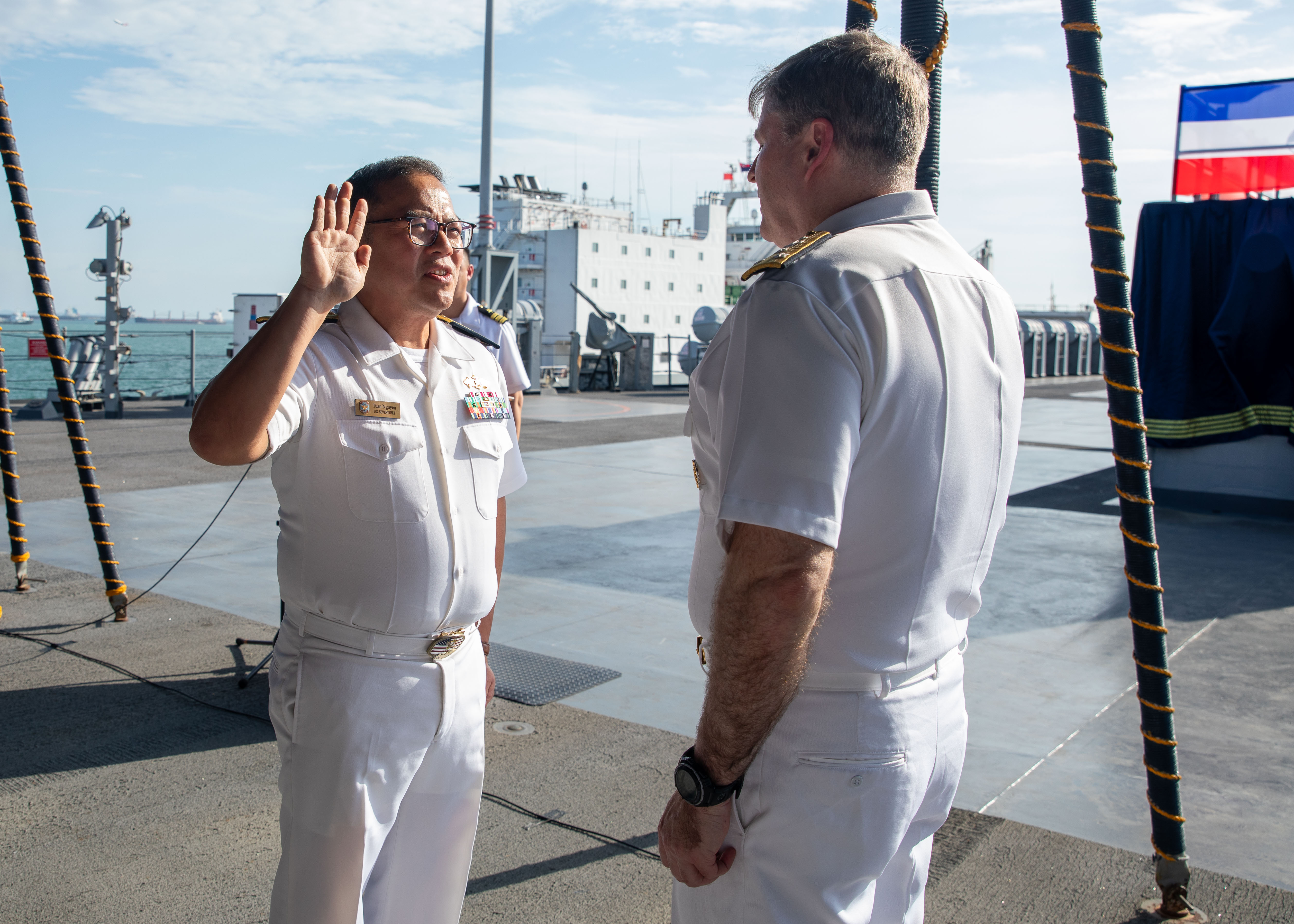 Vietnam Refugee-Turned-Naval Officer Promotes to Rear Admiral