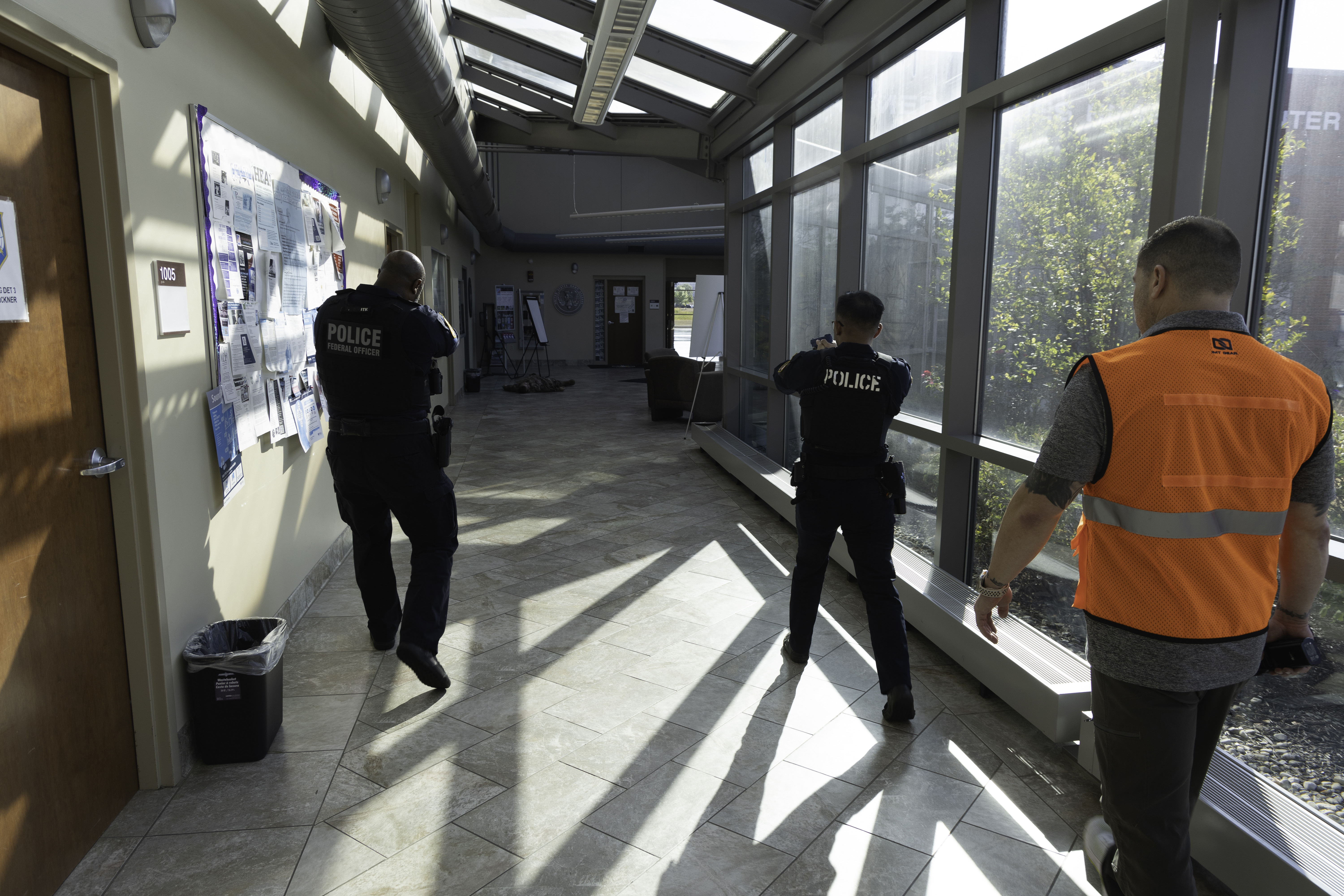 Full-scale crisis response exercise