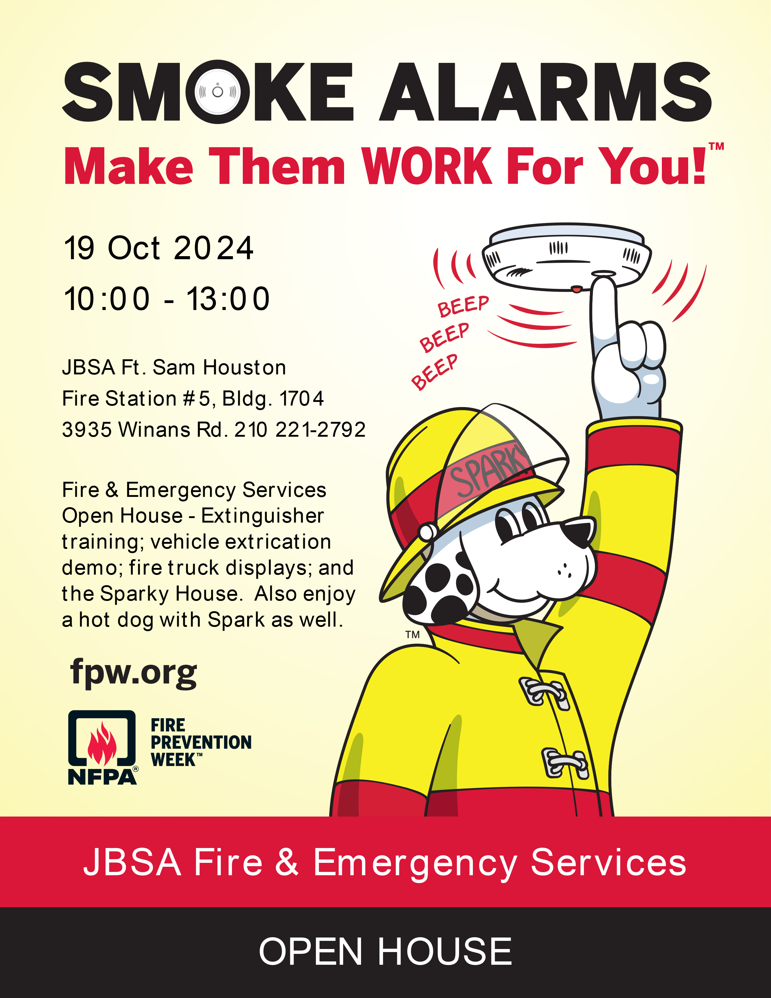FIRE WEEK SMOKE ALARMS 24-10-11